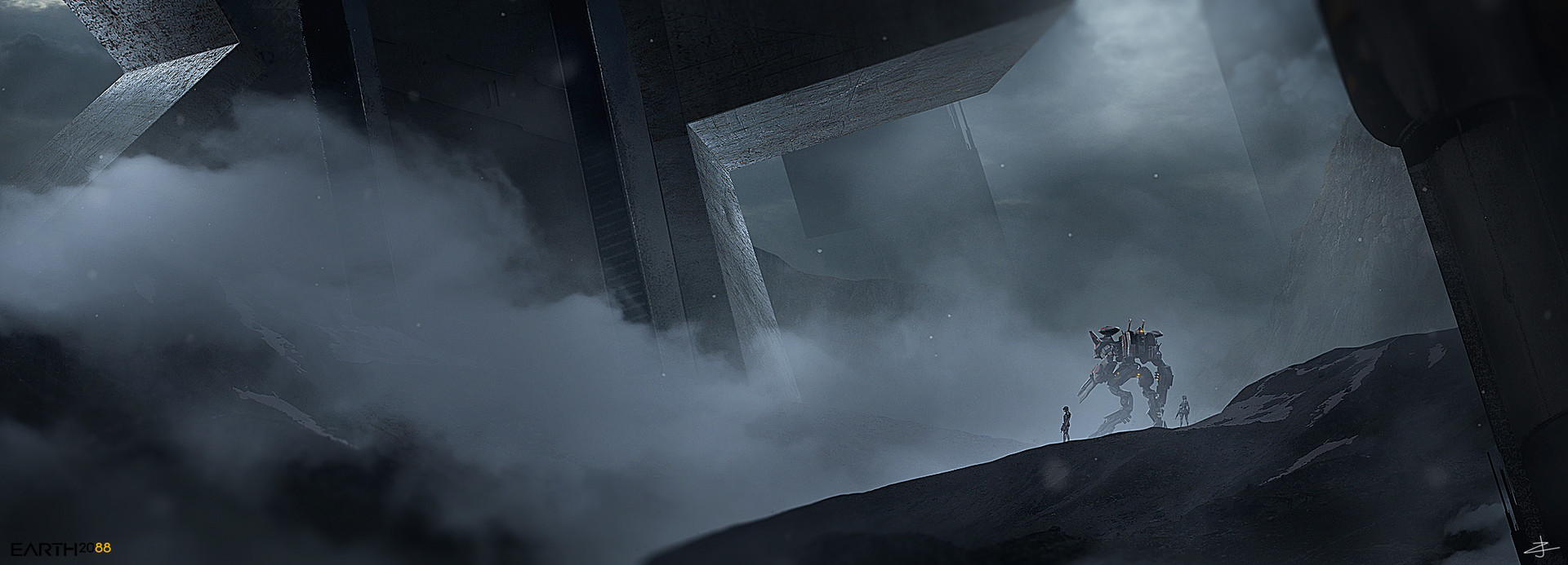 ArtStation - Earth 2088 Lost Sector ( personal piece )