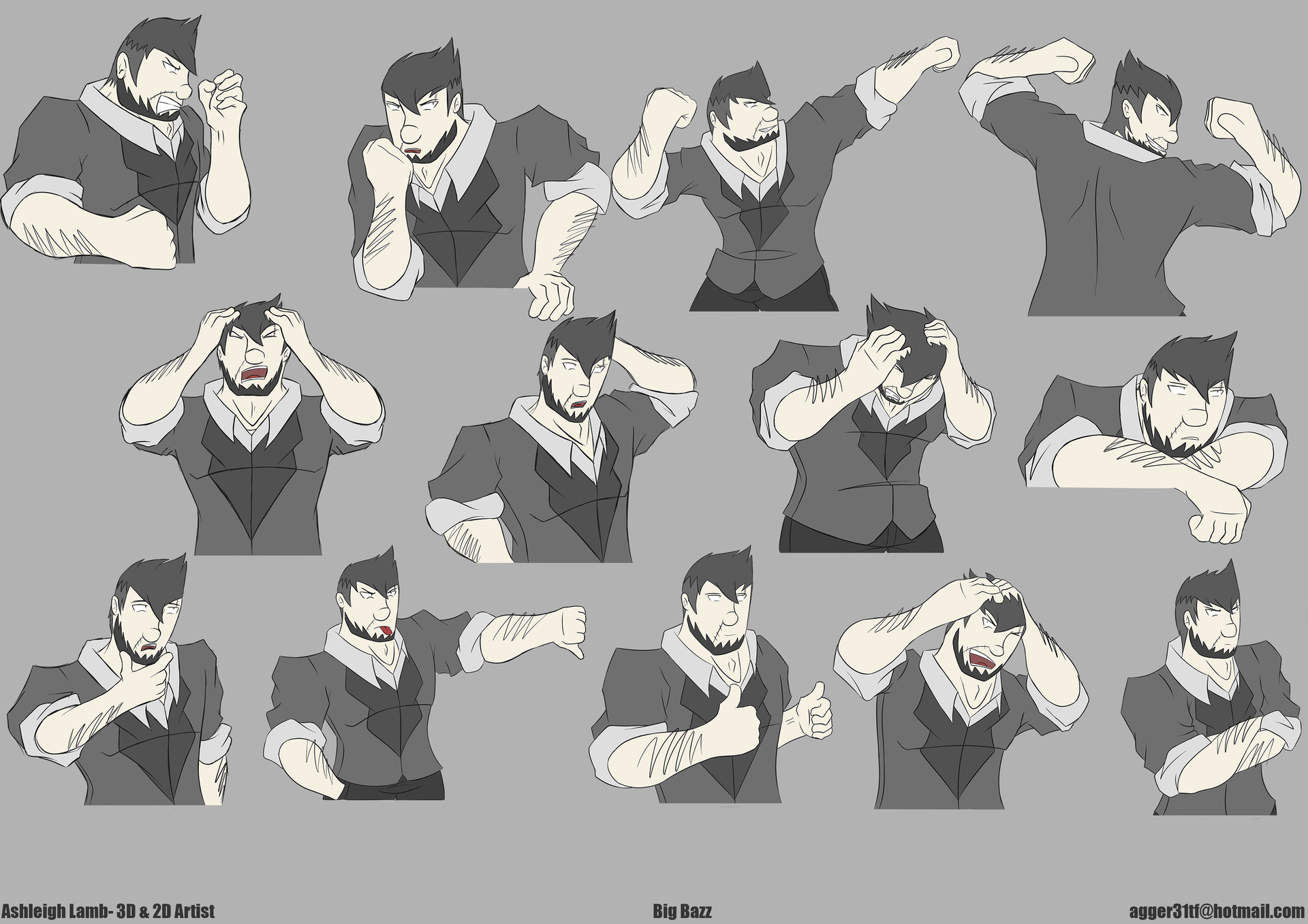 ArtStation - Big Bazz Poses