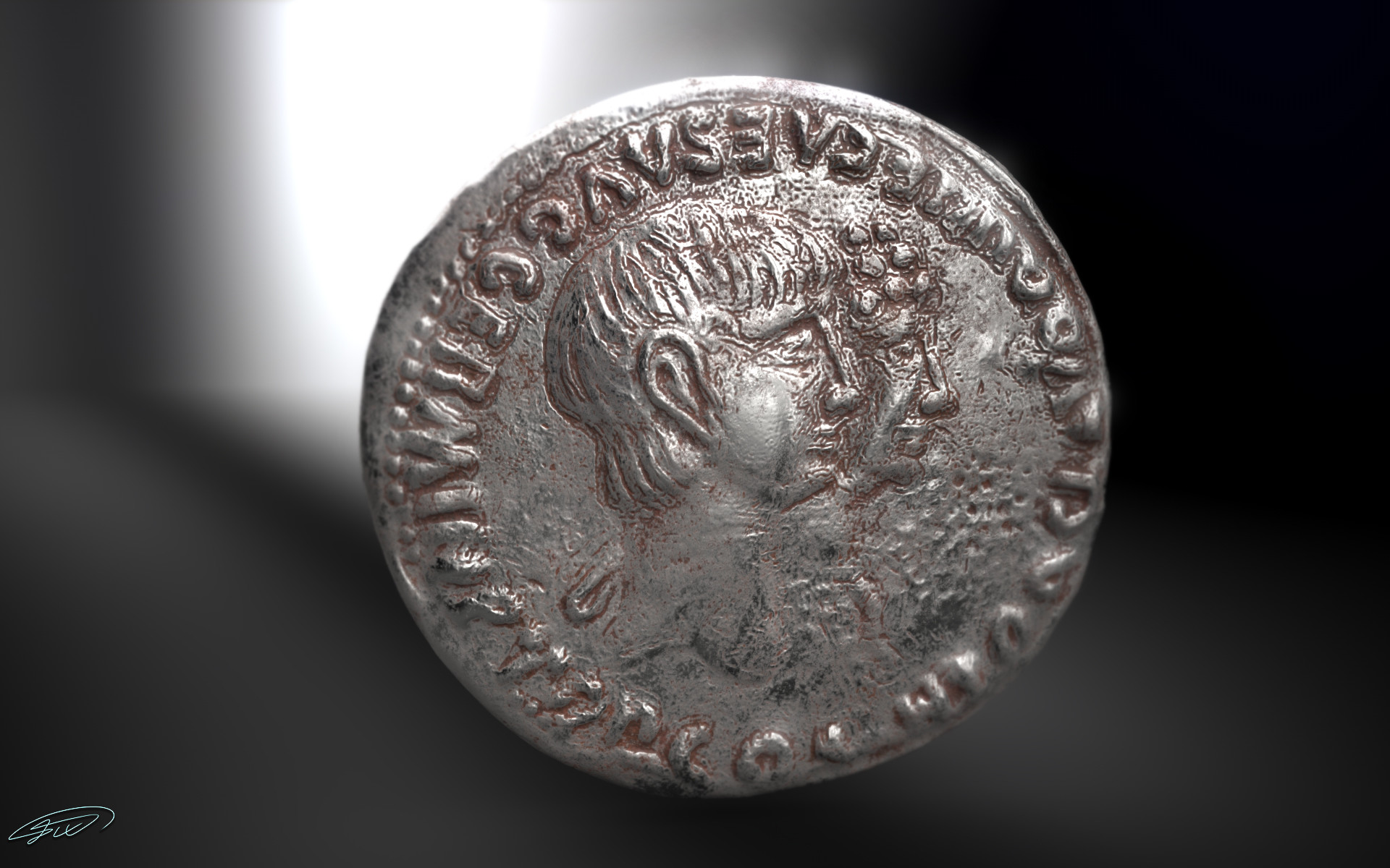 ArtStation - Roman coin