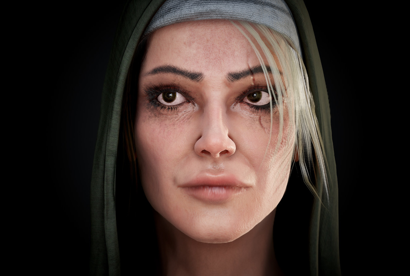 Ferhat (Fero) Tanman - Female Boxer Face Close-up