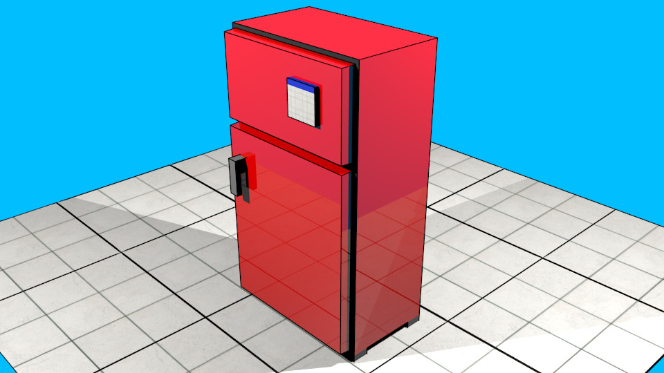 ArtStation - Red Freezer