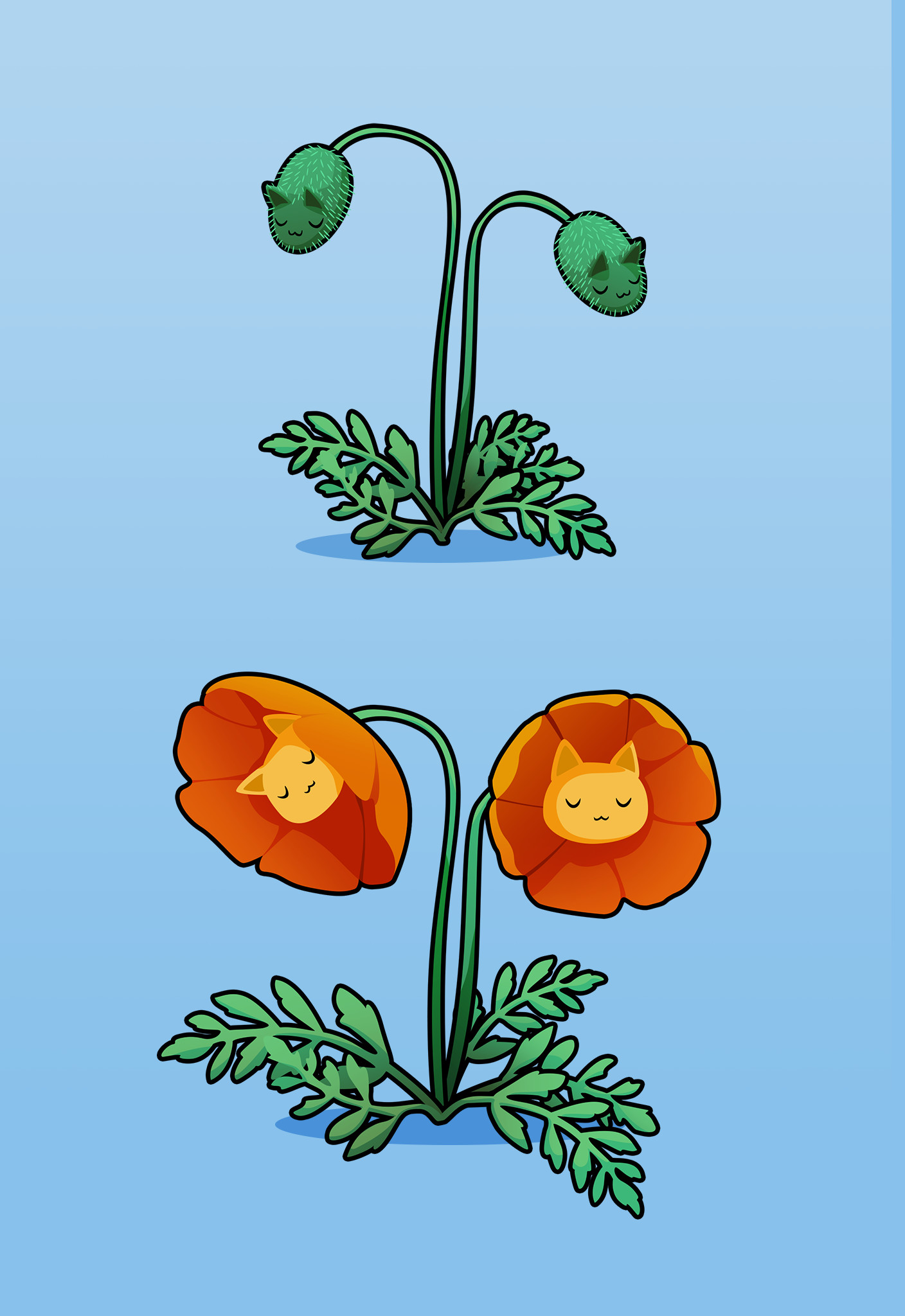 ArtStation - Cat plants