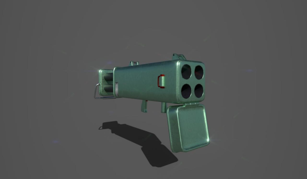 ArtStation - Quadruple missile launcher