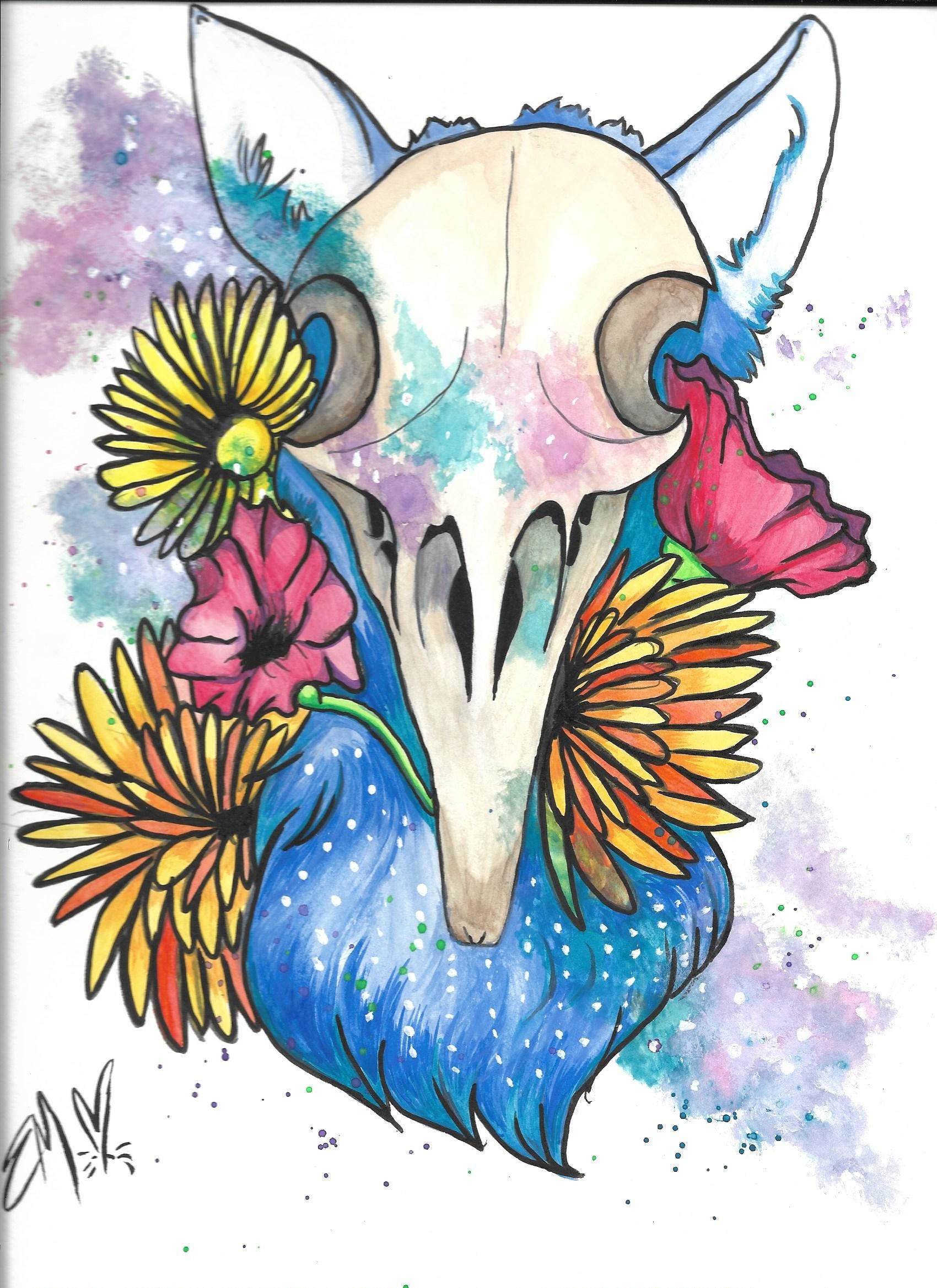 ArtStation - Traditional marker drawings and watercolors