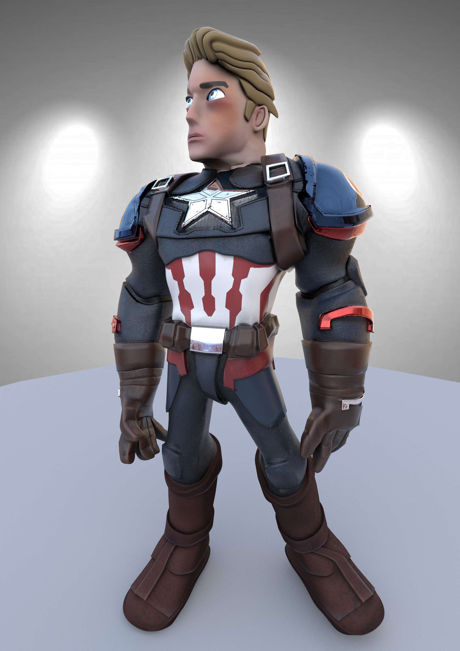 ArtStation - Captain America - 3D Model