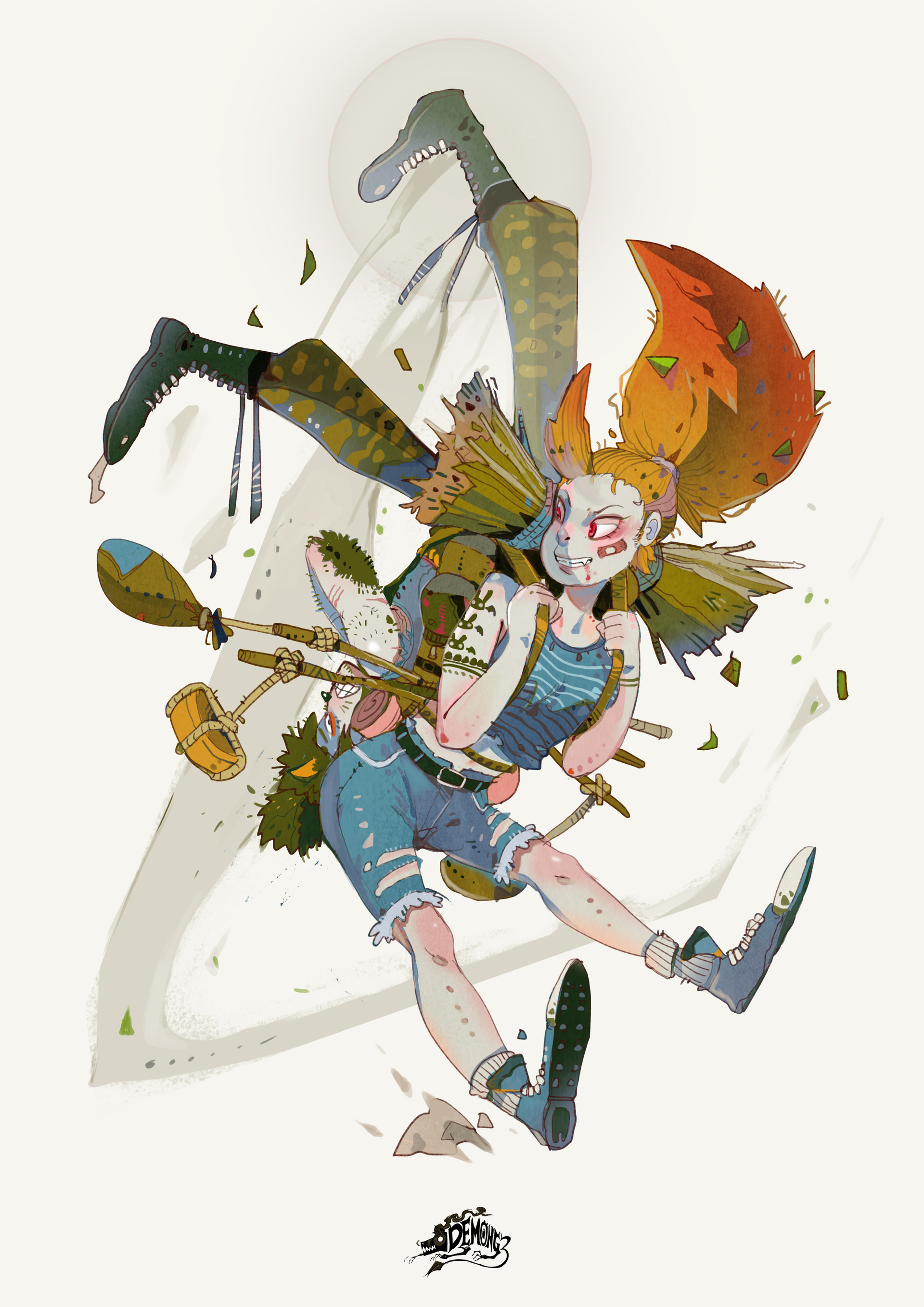 ArtStation - werewolf and vampire