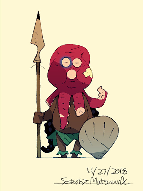ArtStation - Octopus Warrior