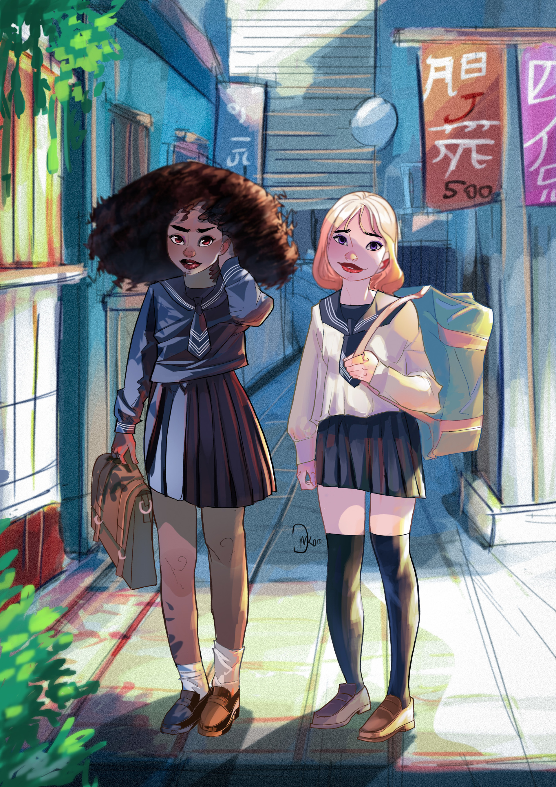 ArtStation - back to school