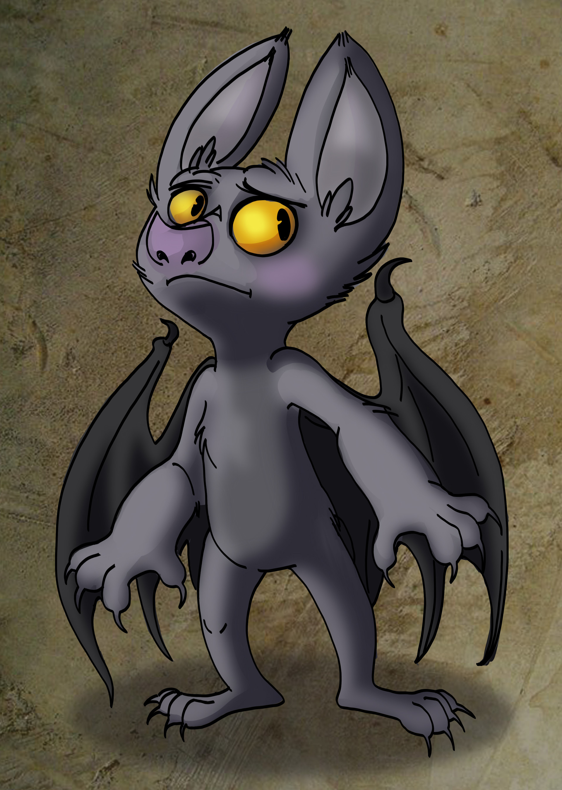 how to draw a space bat angel dragon