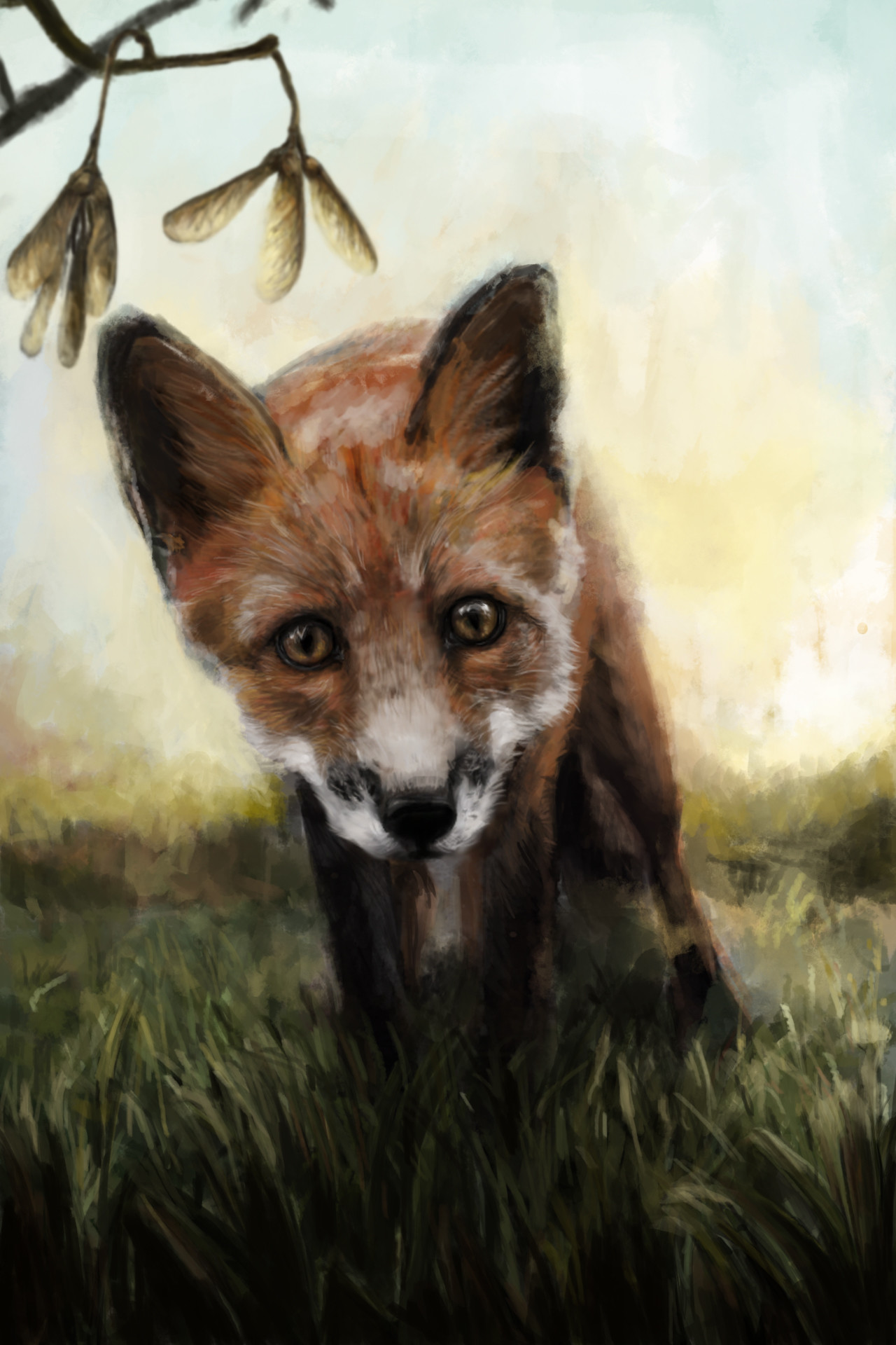 ArtStation - fox portrait