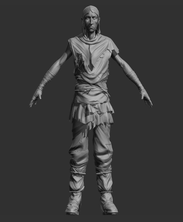 ArtStation - Medieval Beggar