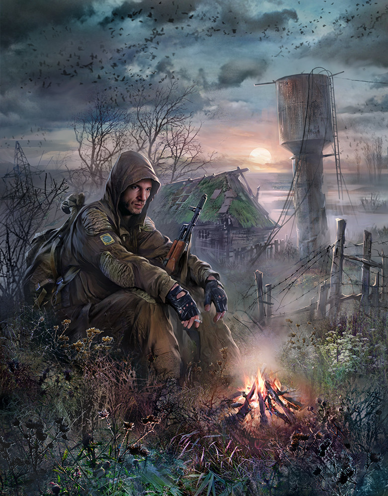 ArtStation - Roadside camp