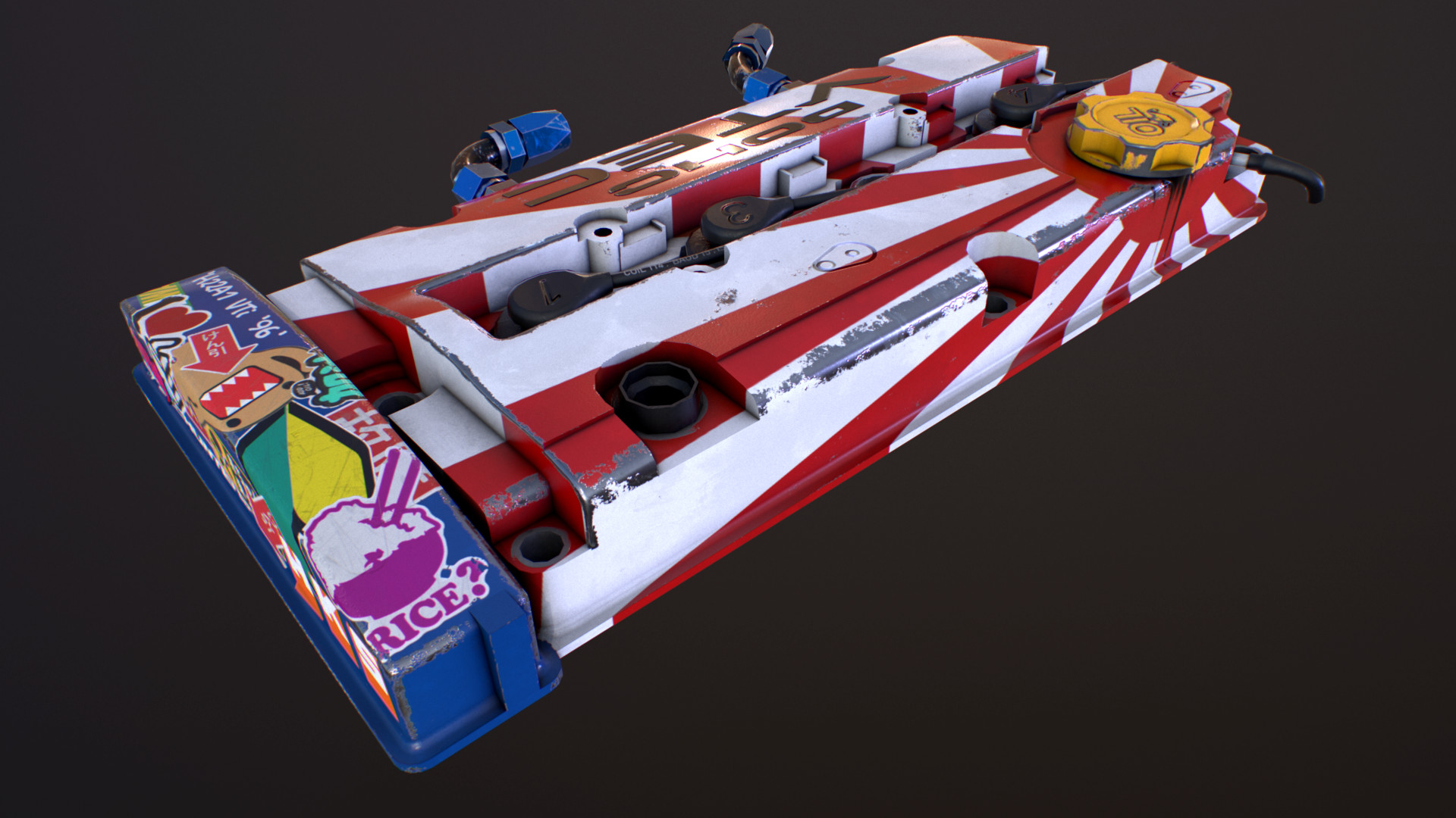 Chris Maloney - Honda H22 Valve Cover - JDM style