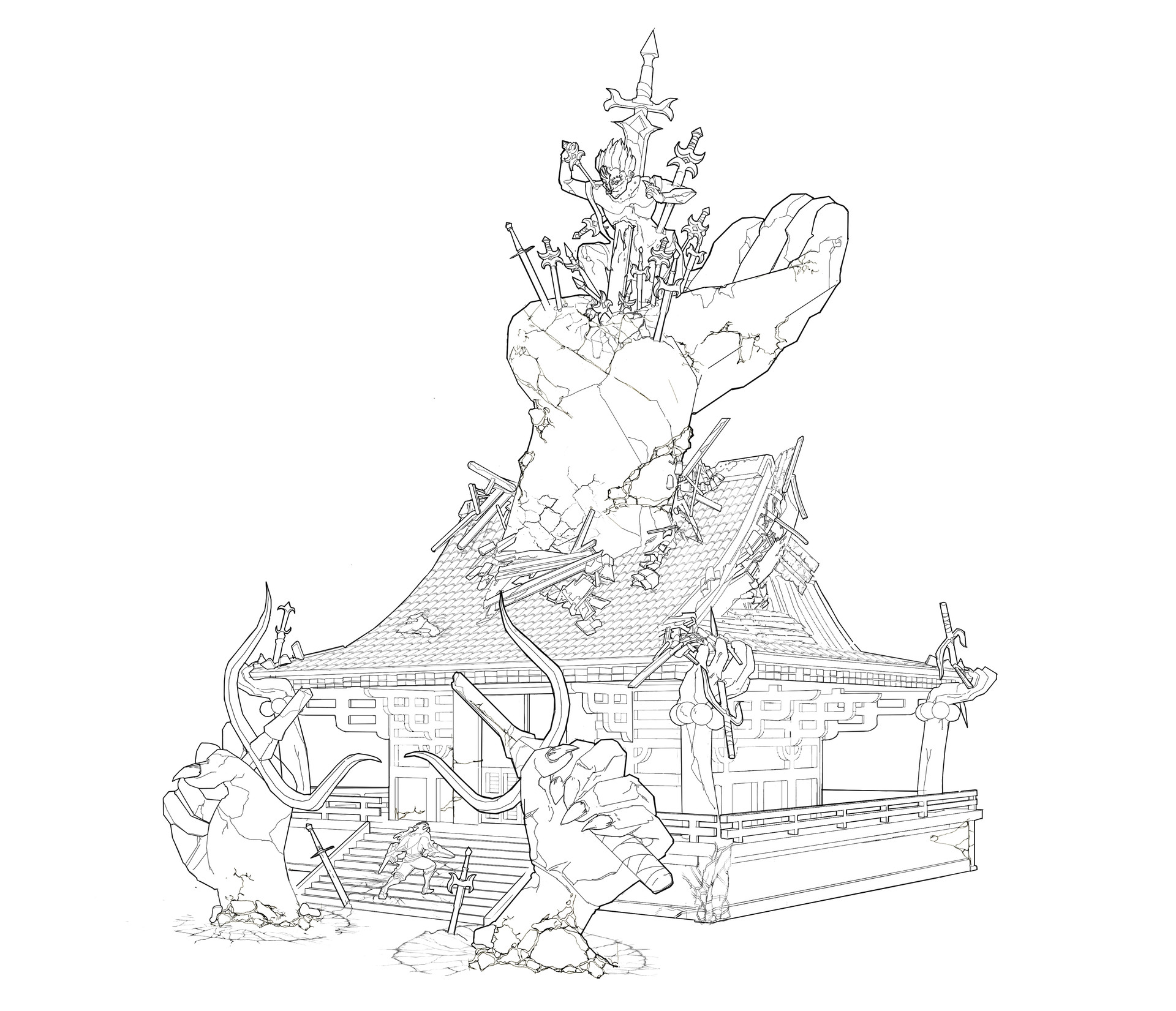 ArtStation - Japanese Diablo Redesign