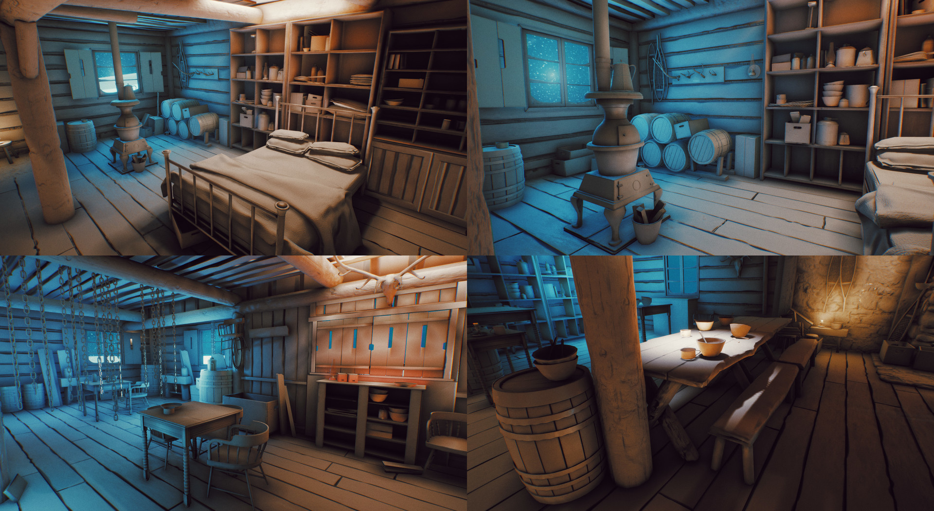 Jamie Callow - The Hateful Eight / Minnie's Haberdashery - UE4 Environment