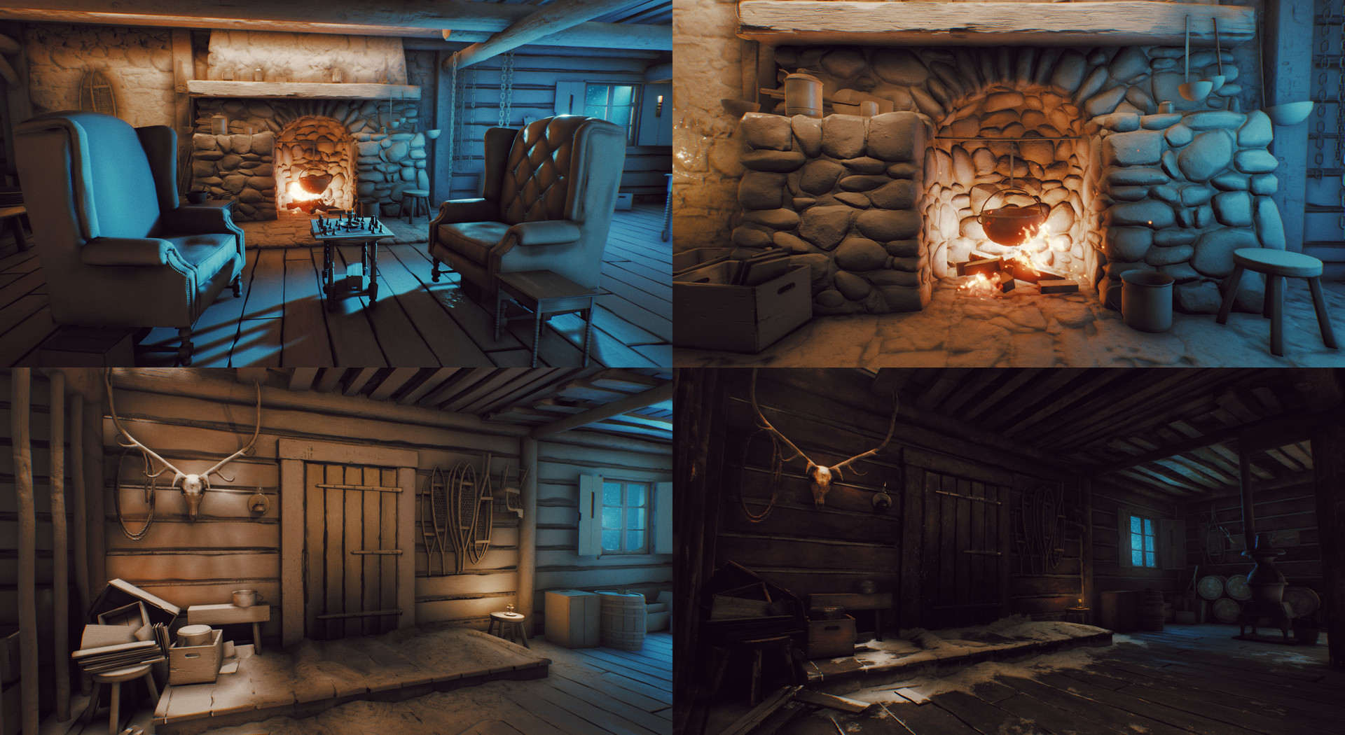 Jamie Callow - The Hateful Eight / Minnie's Haberdashery - UE4 Environment