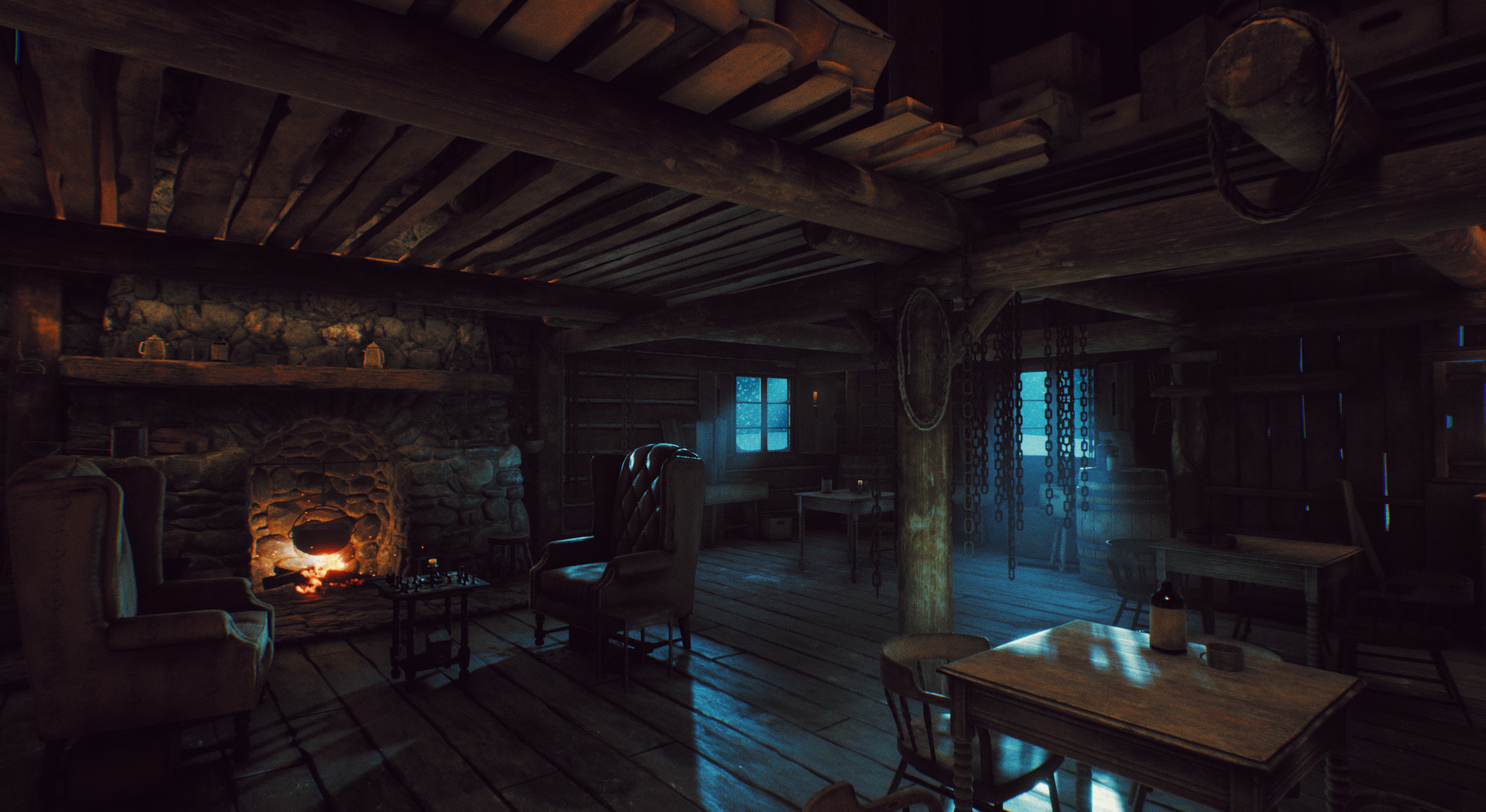 Jamie Callow - The Hateful Eight / Minnie's Haberdashery - UE4 Environment