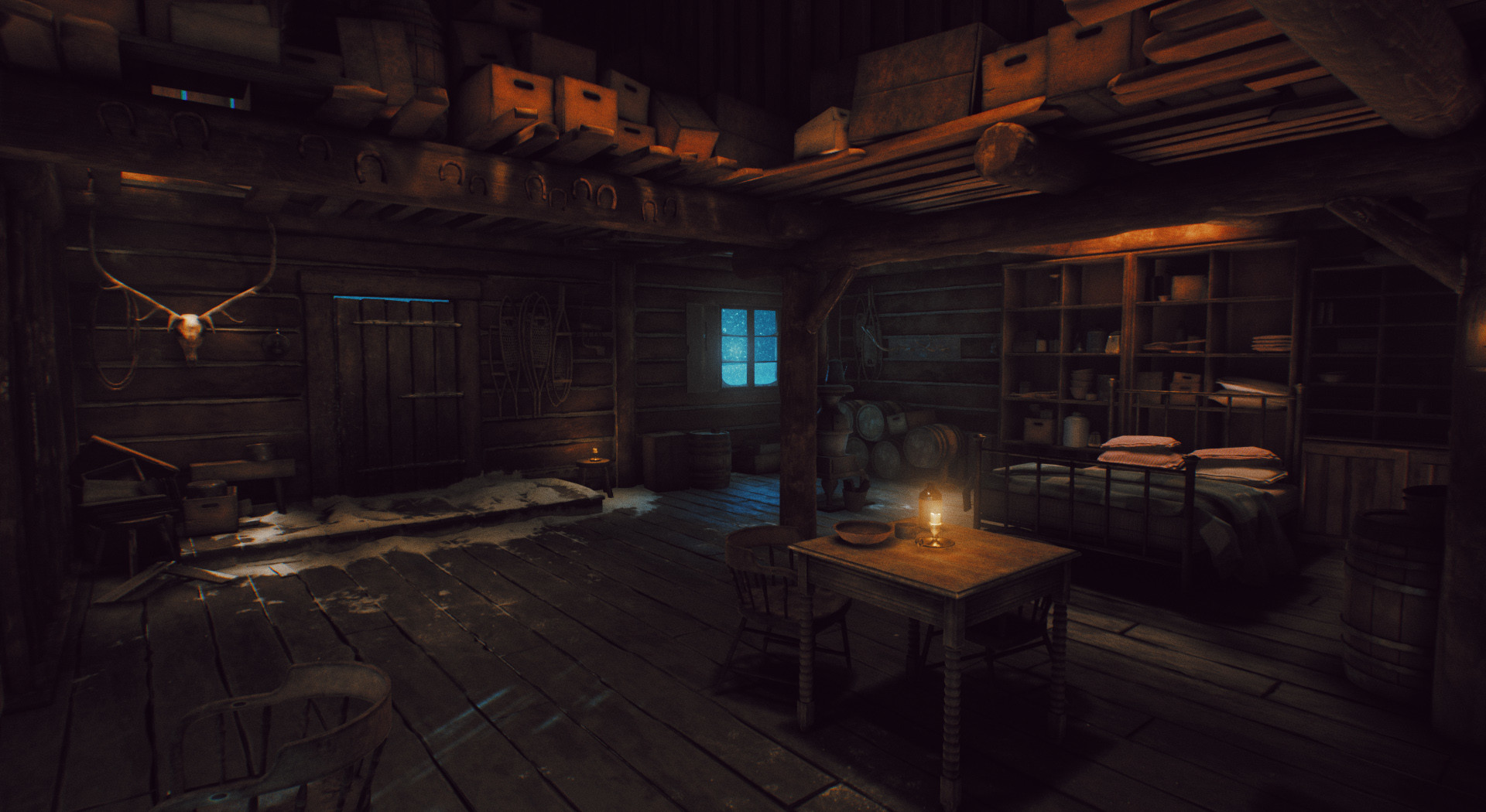 Jamie Callow - The Hateful Eight / Minnie's Haberdashery - UE4 Environment