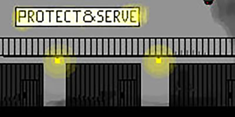 ArtStation - Prison Level for a 2D game.