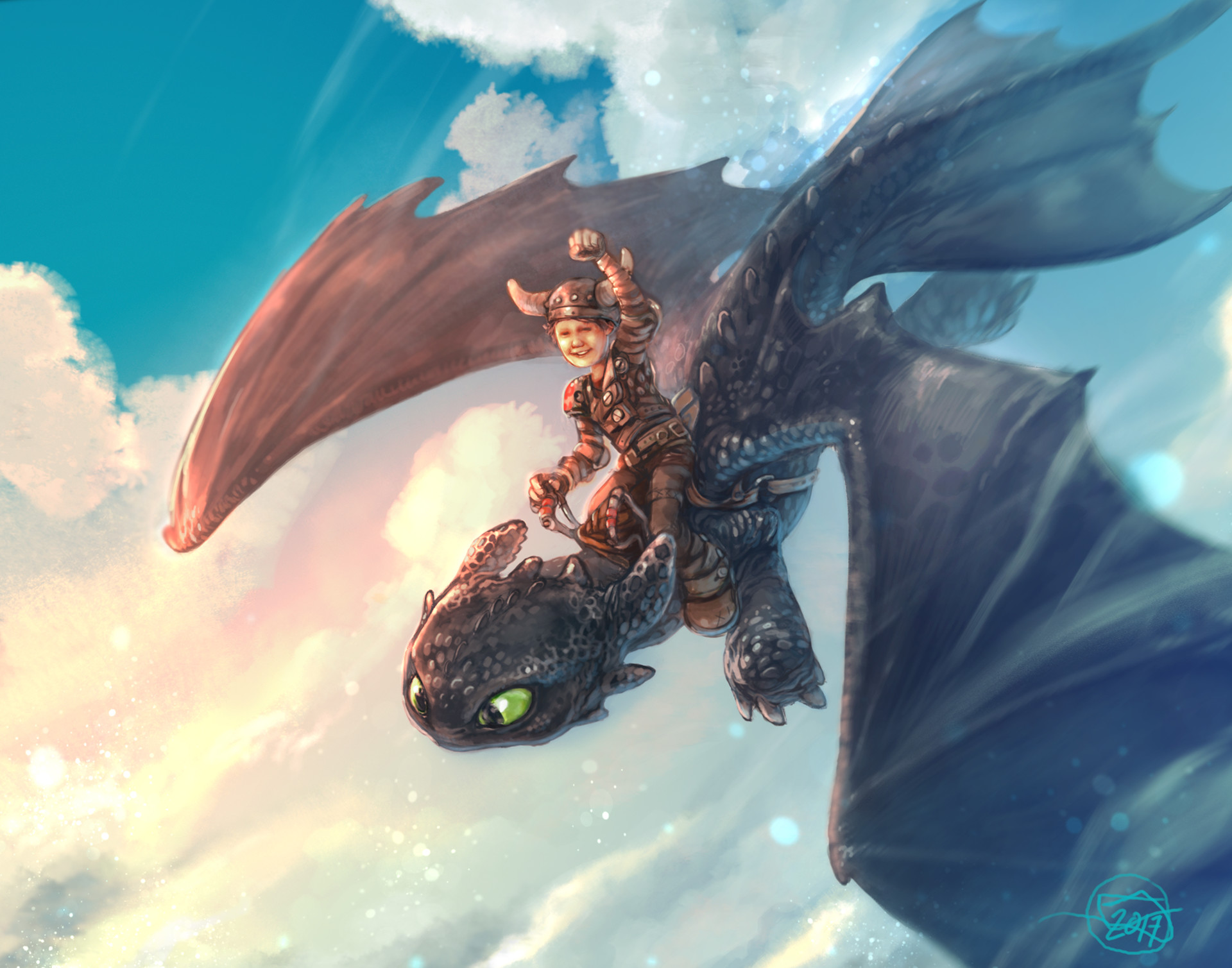 ArtStation - Toothless and Jack!
