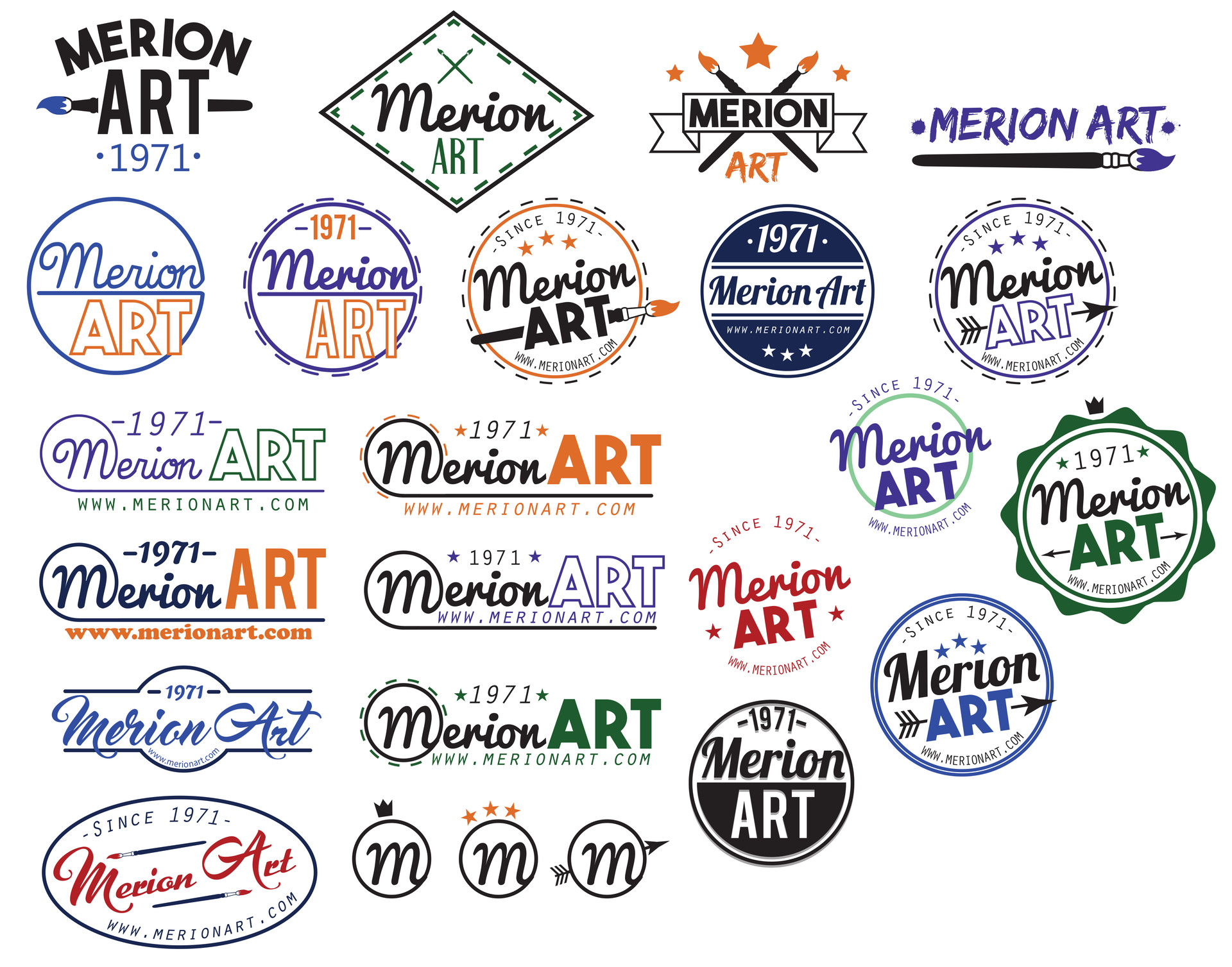 Cary Dube - Merion Art Logo