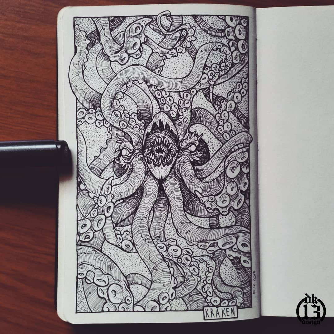 Darek Krzak - Bestiary sketchbook!