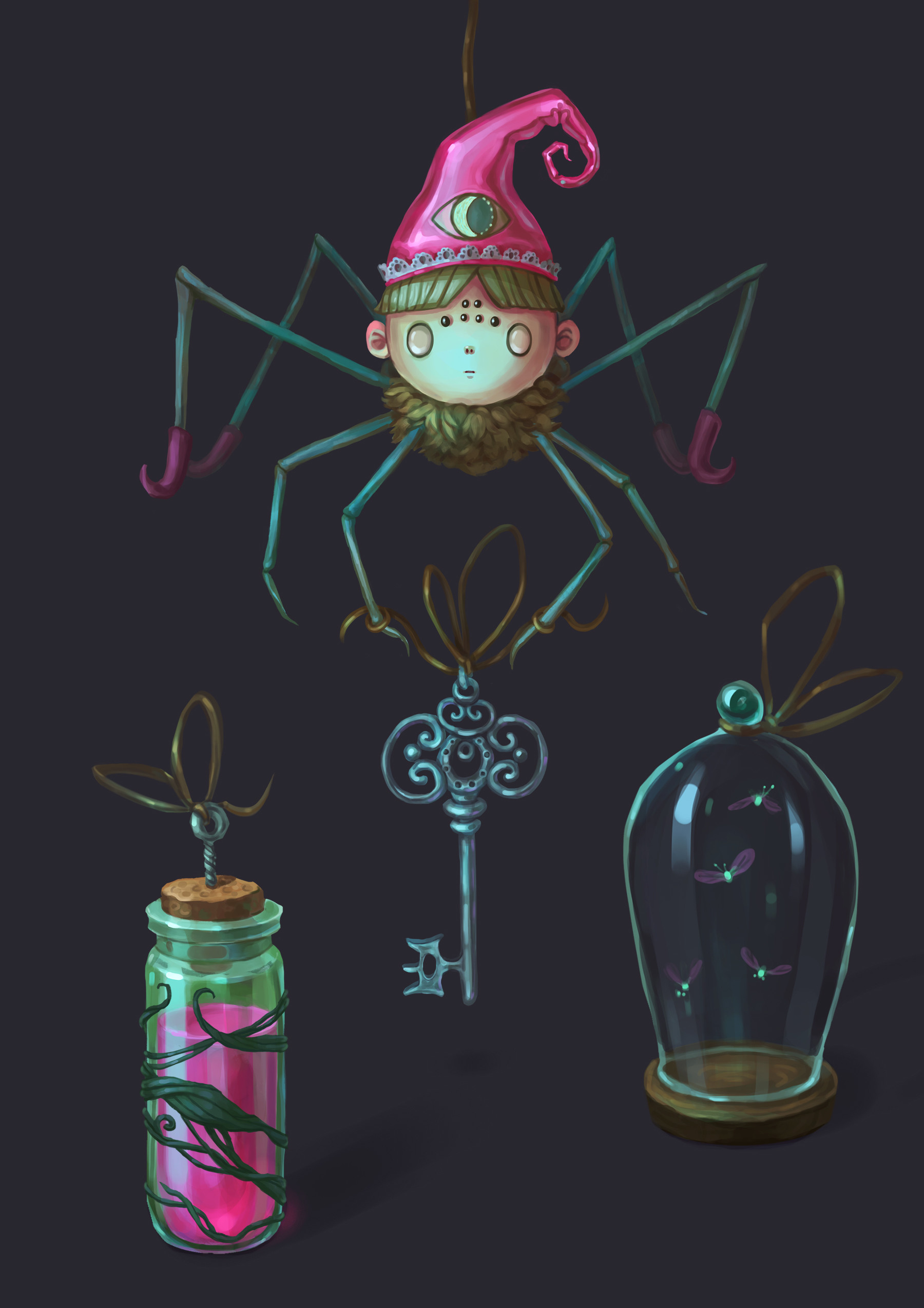 ArtStation - spider wizard