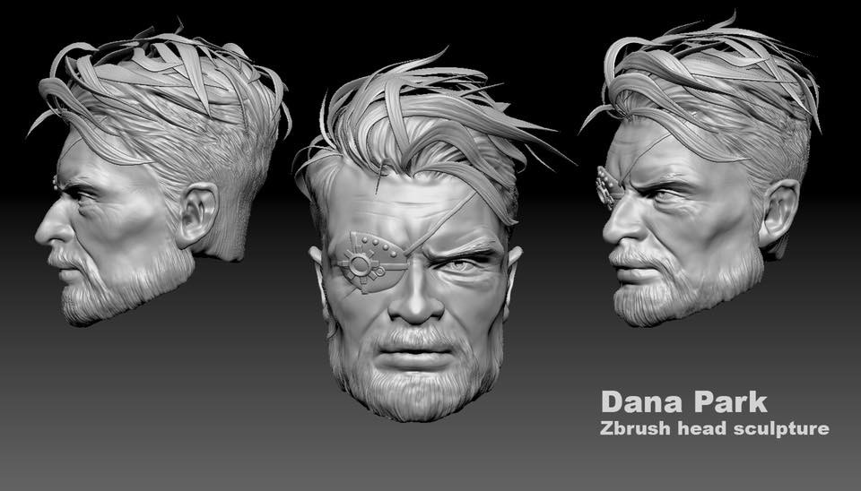 ArtStation - Zbrush- head sculpting