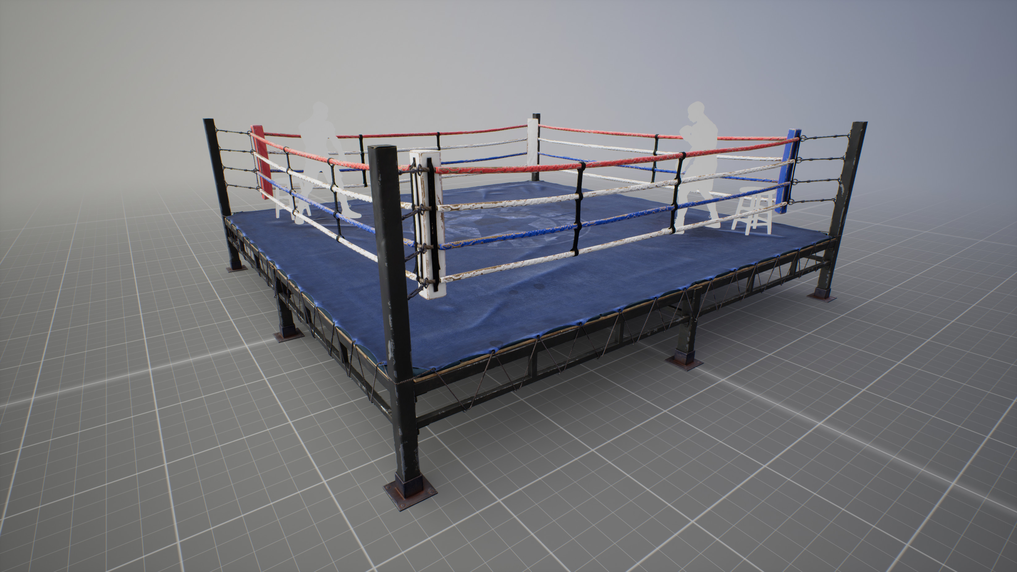 Kevin Elliott Wilson - Creed: Rise To Glory - Old Boxing Ring Asset