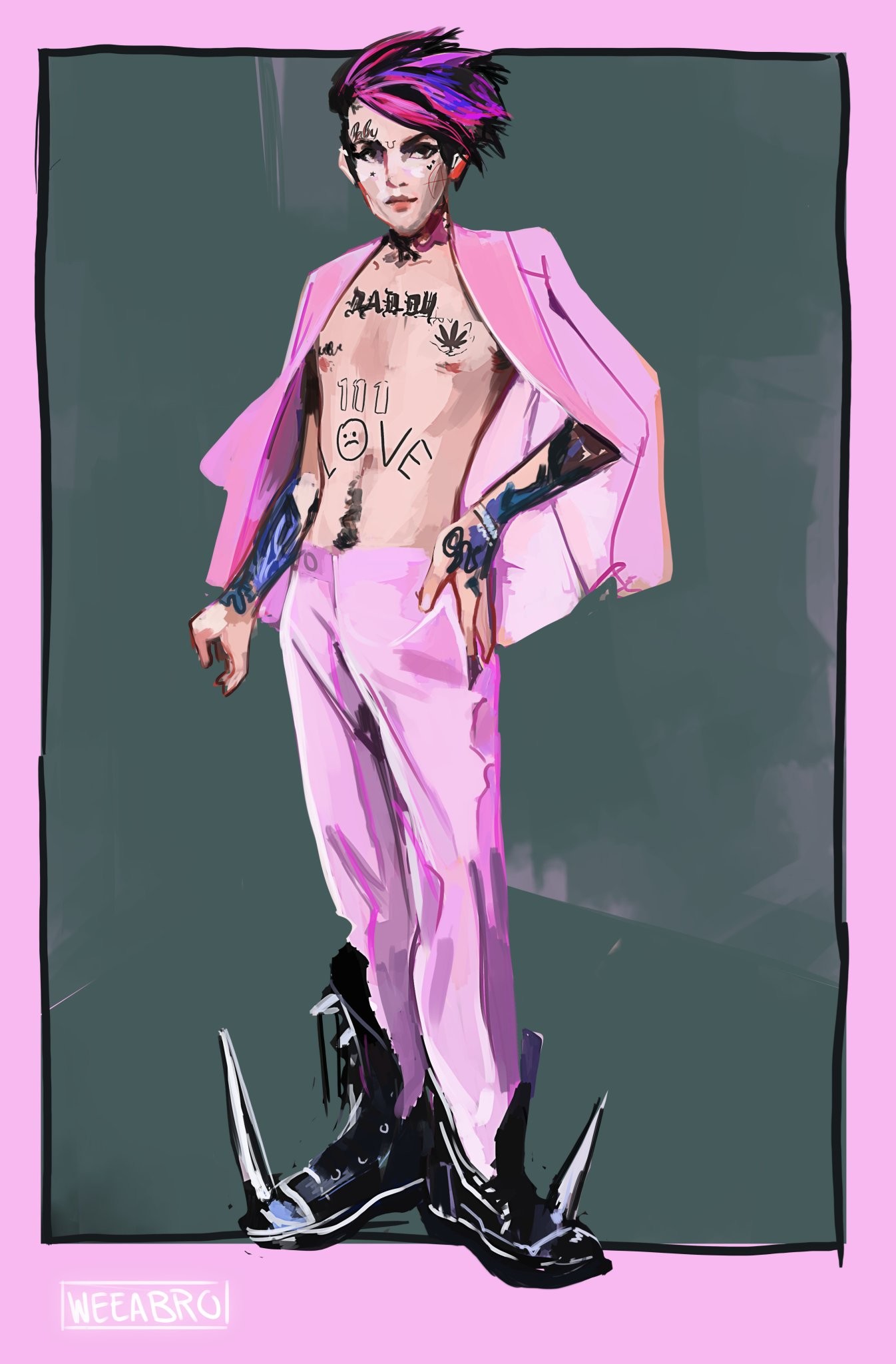 ArtStation - Lil Peep Quick Study