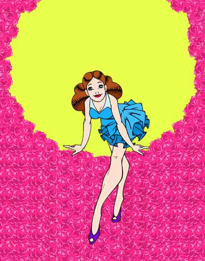 ArtStation - Flower girl. animated