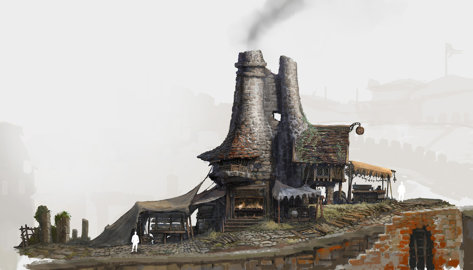 ArtStation - medieval_bakery Design