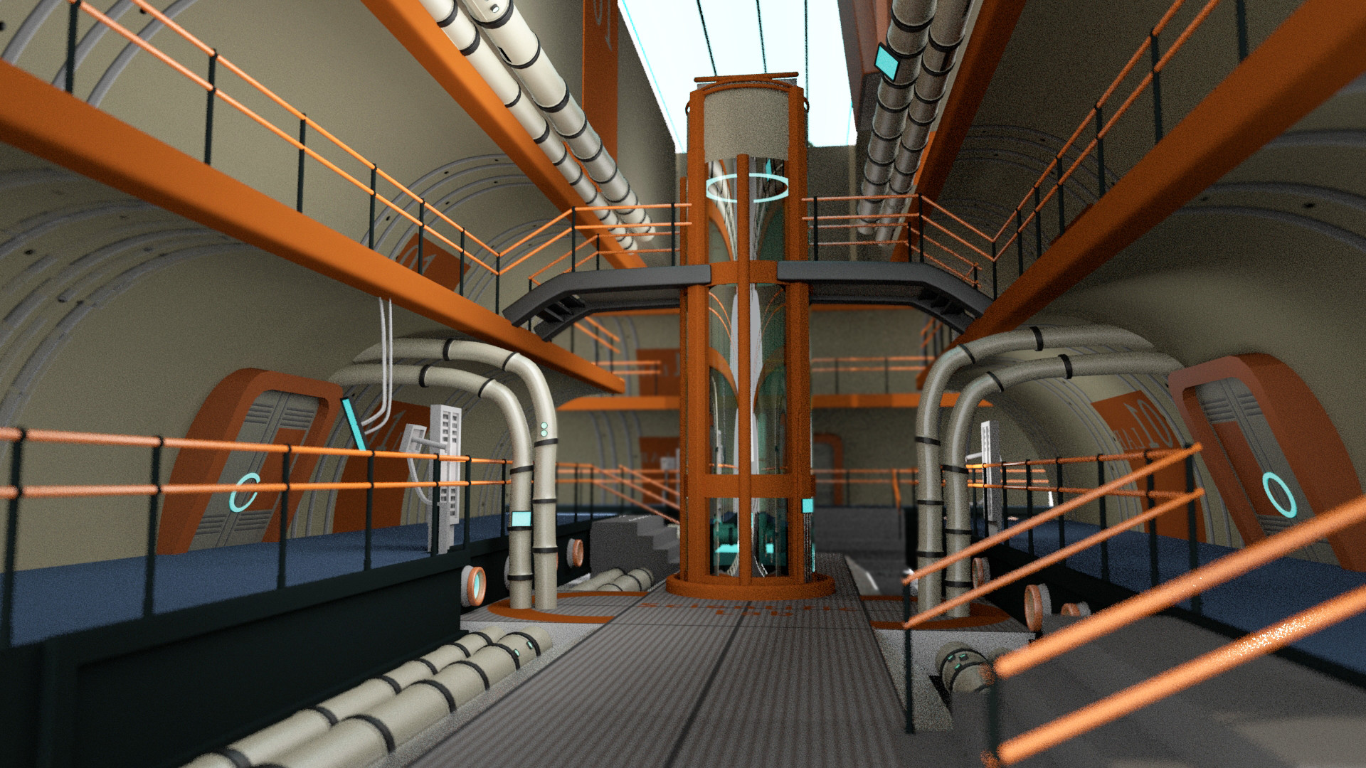 ArtStation - 3d modelling and texturing Science Finction Lab