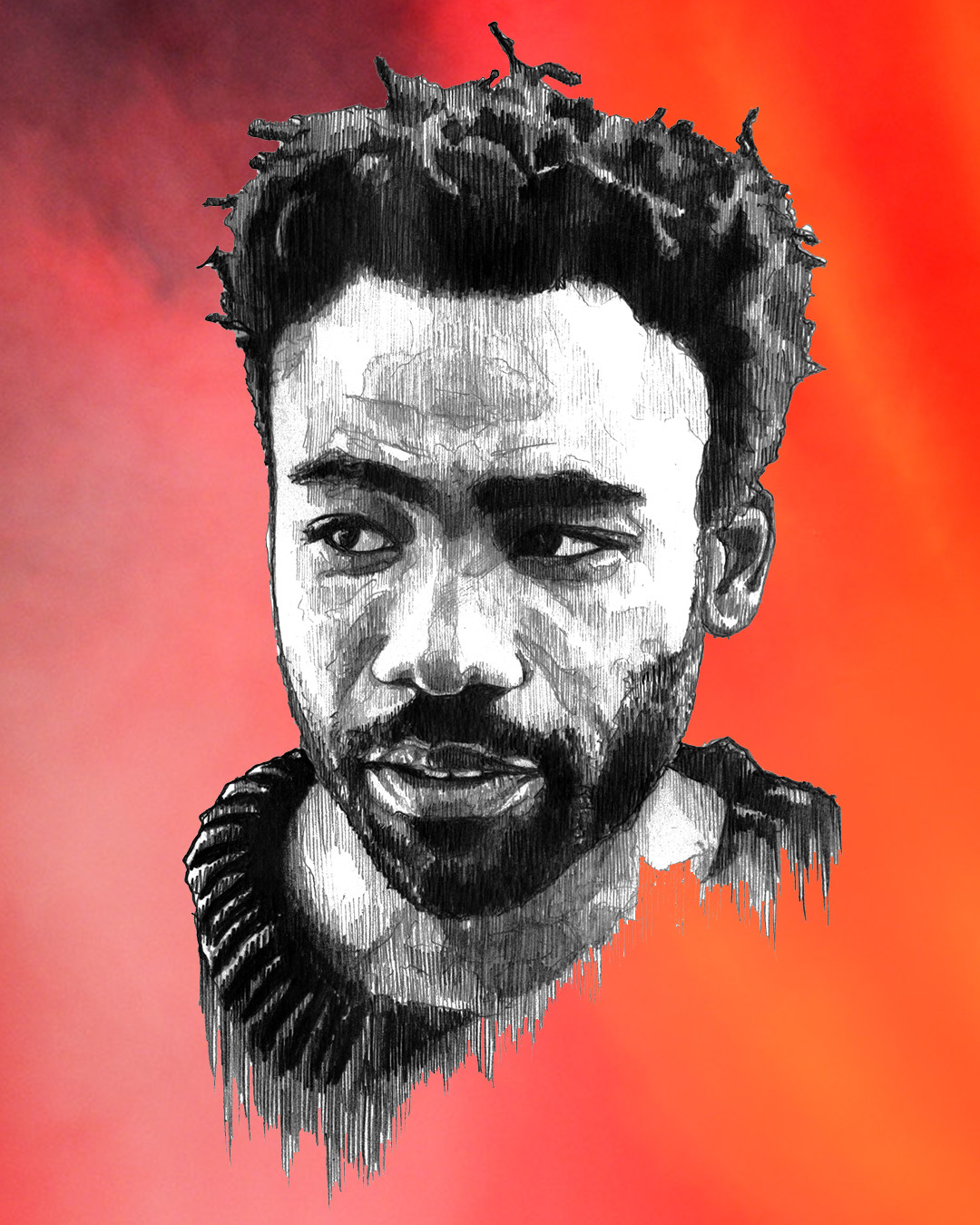 Donald Glover Drawing