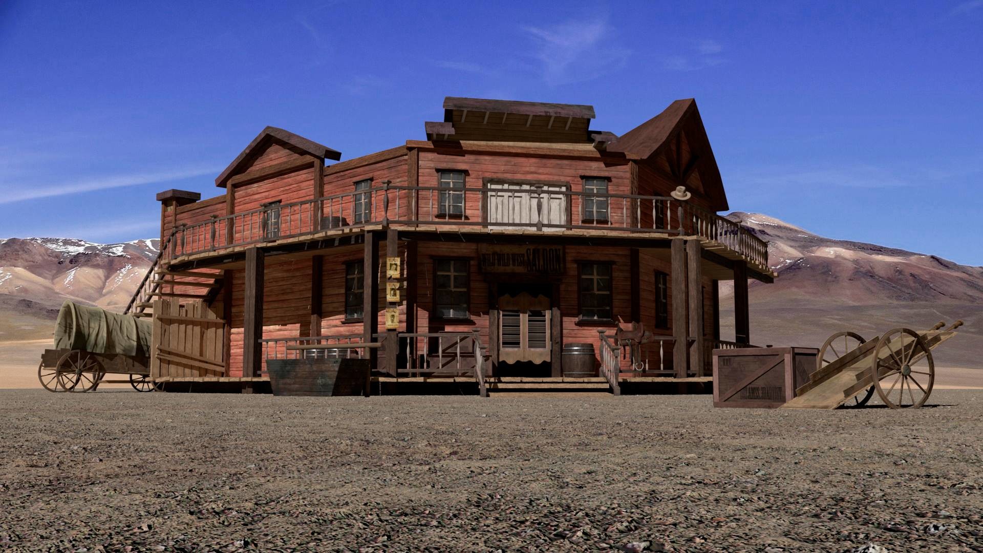 ArtStation - Wild Wild West set