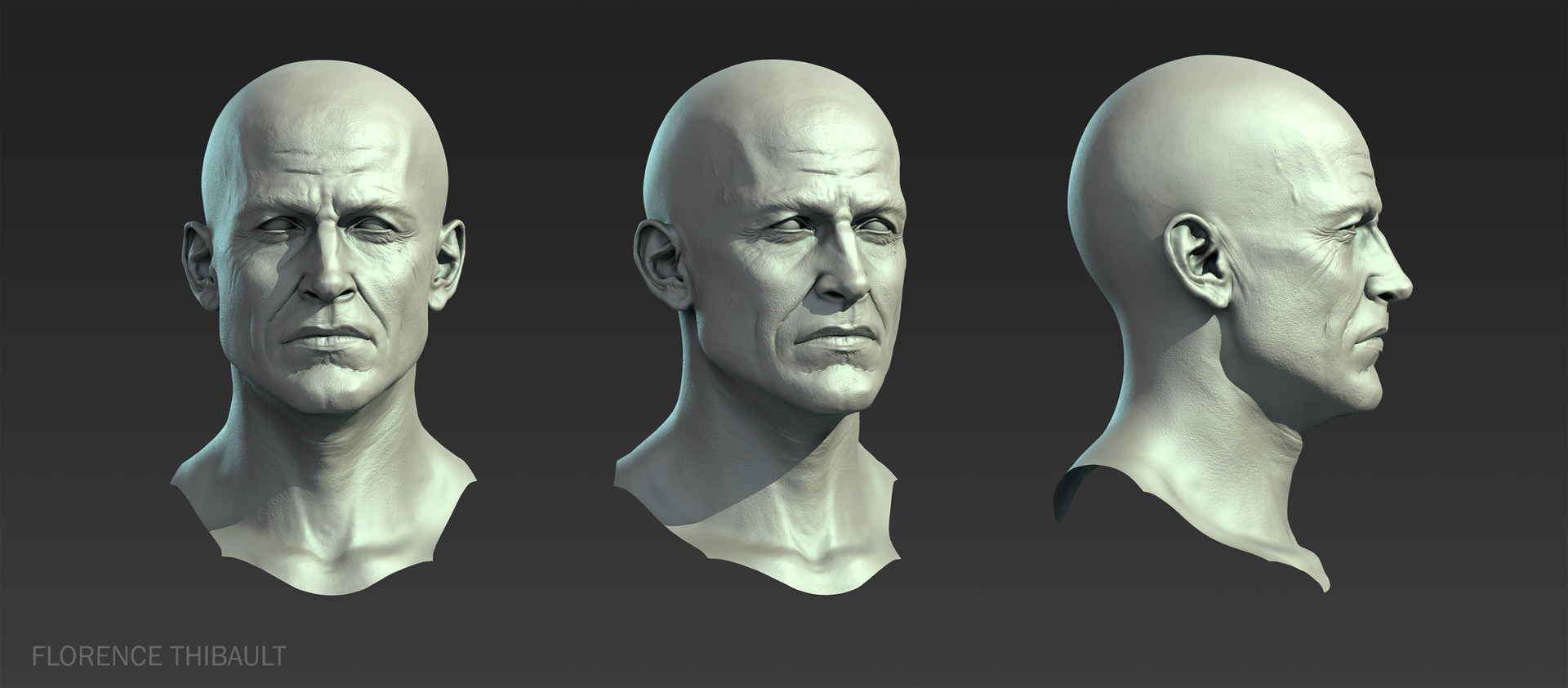 ArtStation - Man Head