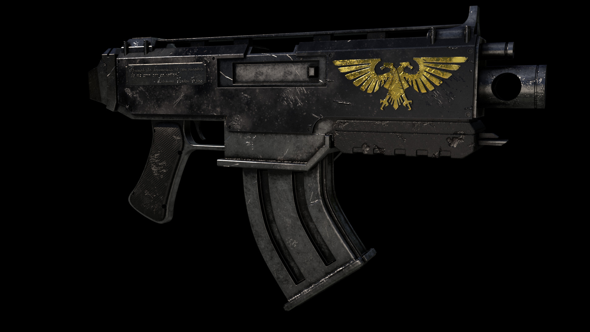 ArtStation - Space Marine Bolter