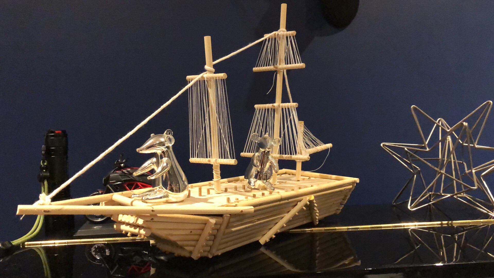 ArtStation - Handmade wooden sailing ship