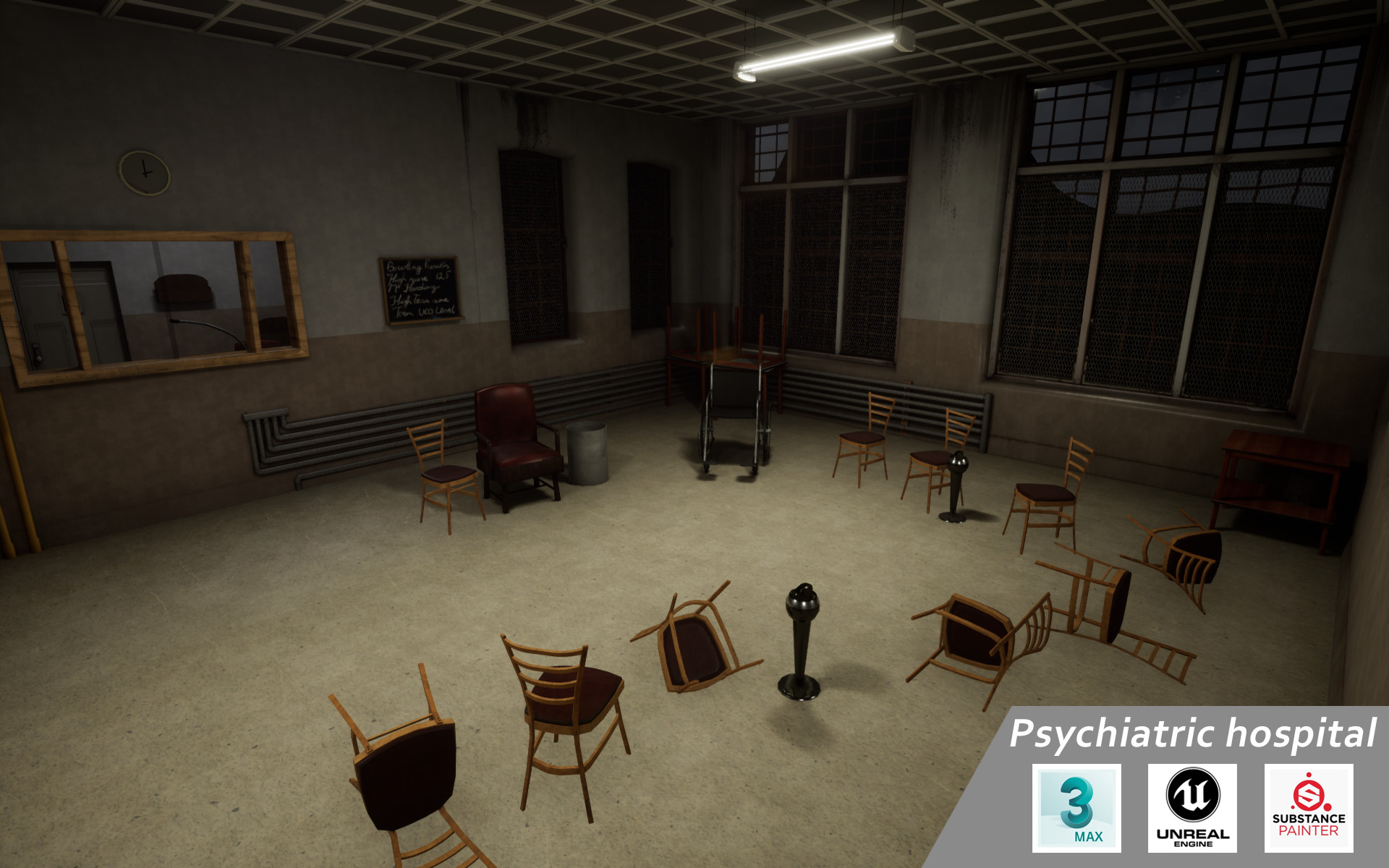 ArtStation - Psychiatric Hospital