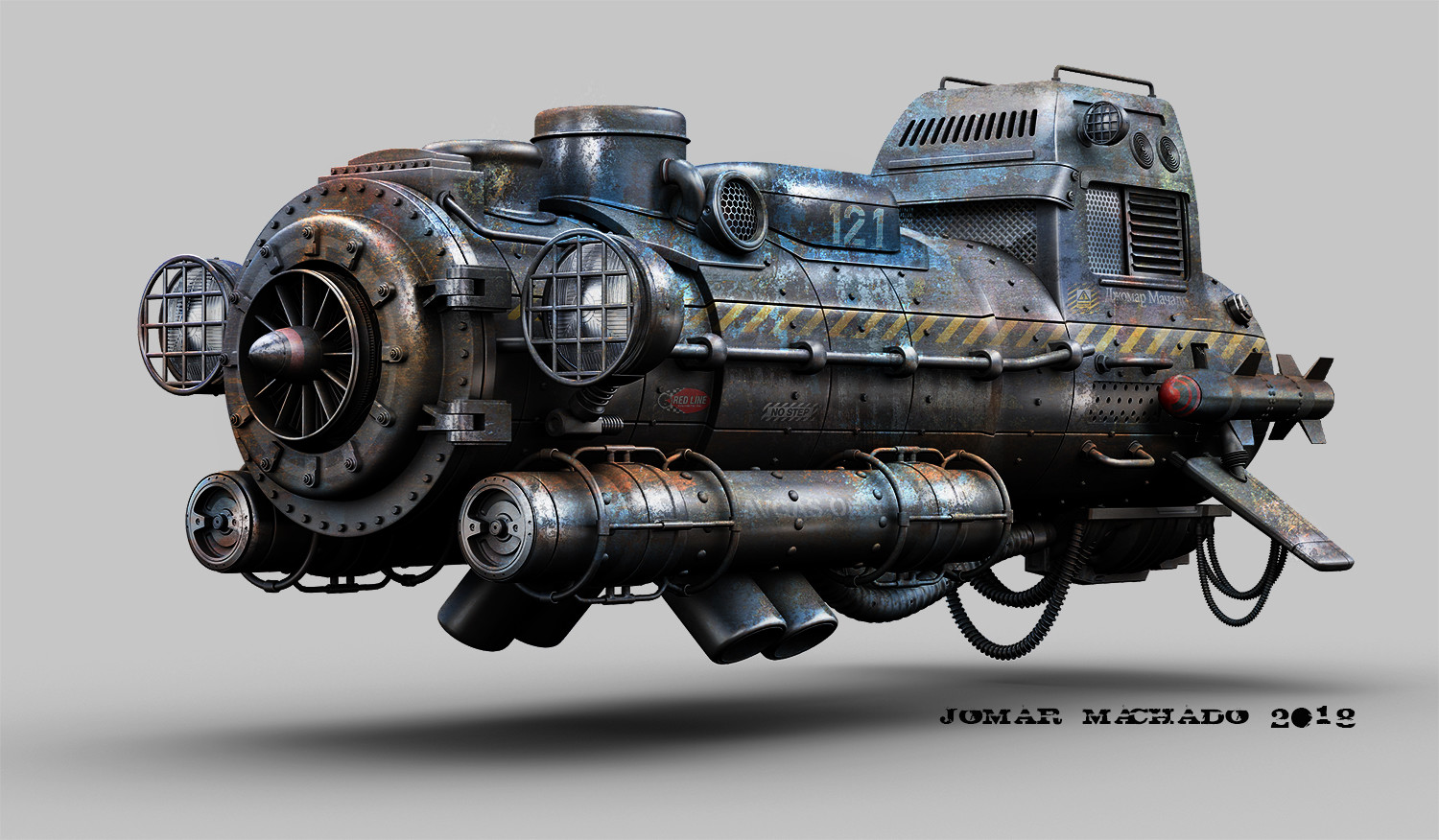 ArtStation - Steam Hover Machine