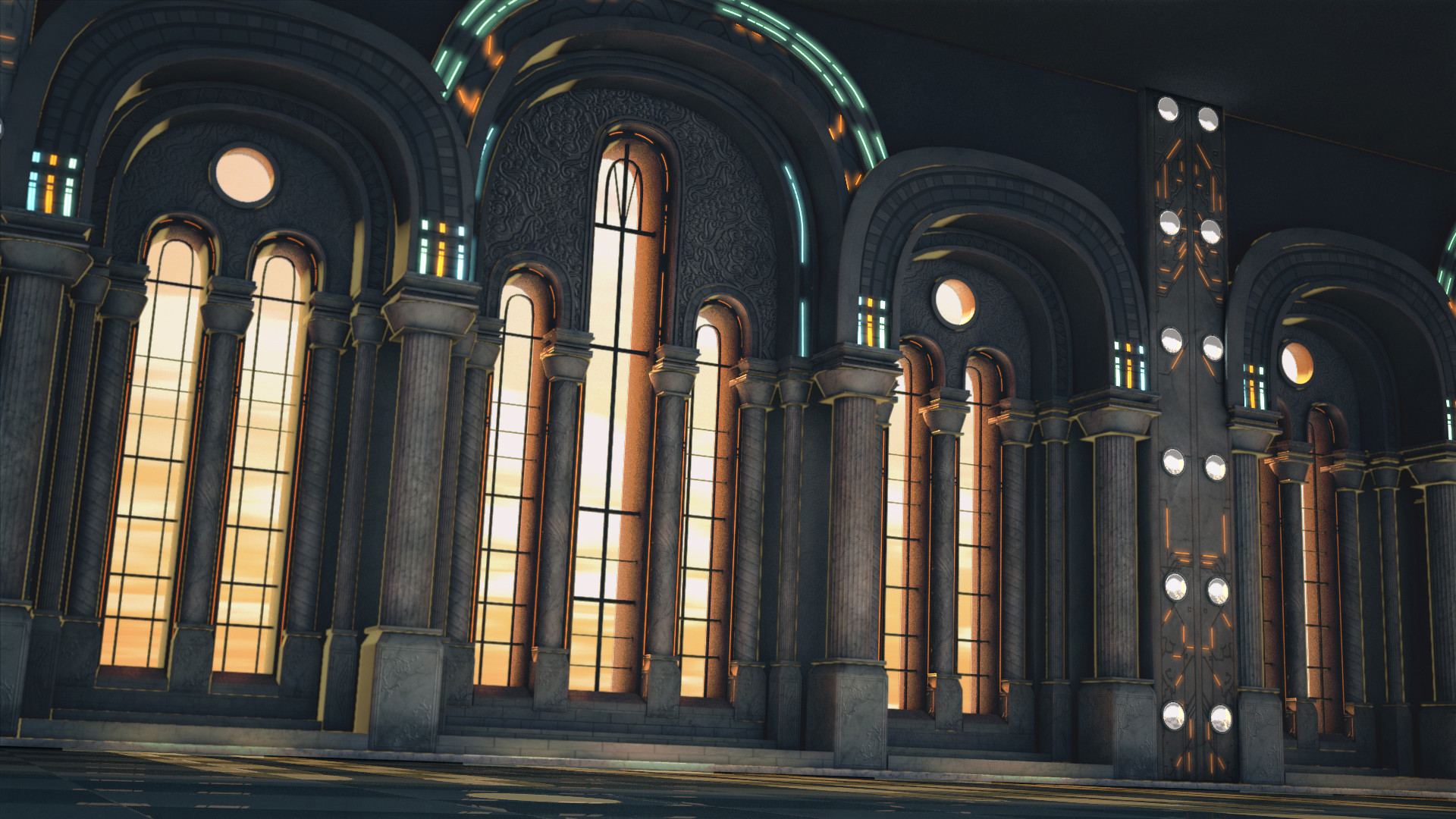 ArtStation - Futuristic Palace