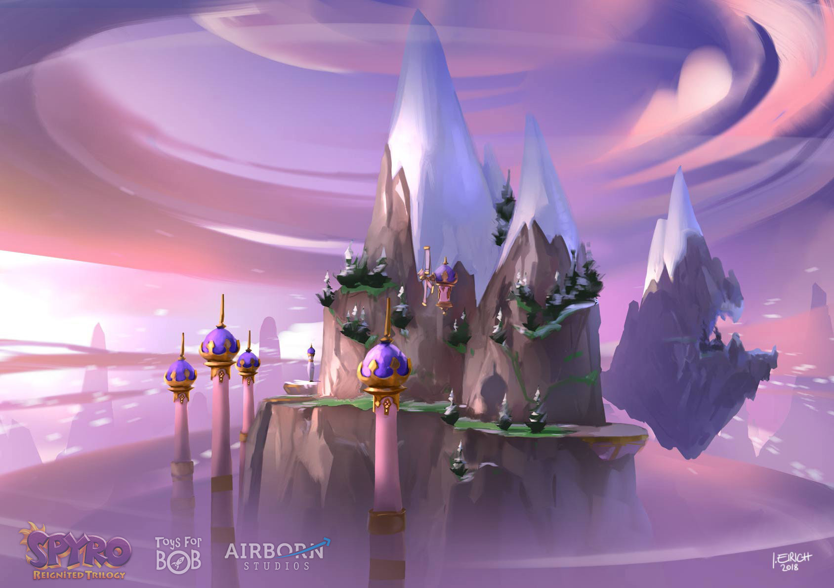 Airborn Studios - Spyro Reignited Trilogy- Spyro 1 Conceptart