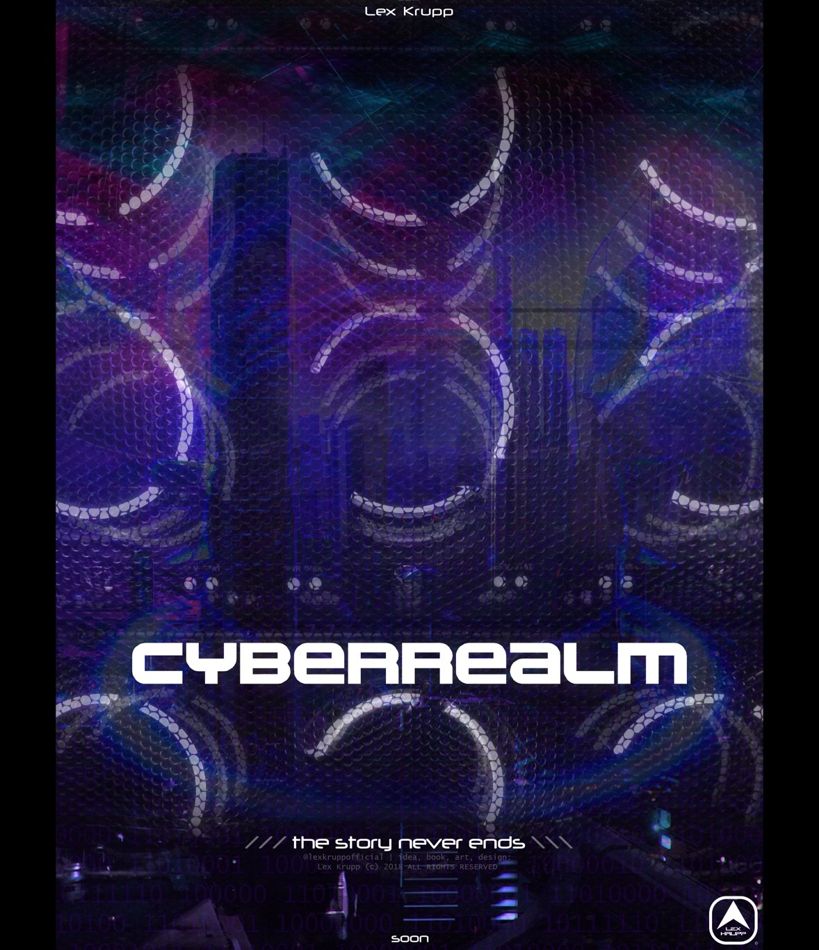 ArtStation - "Cyberrealm" Book Cover