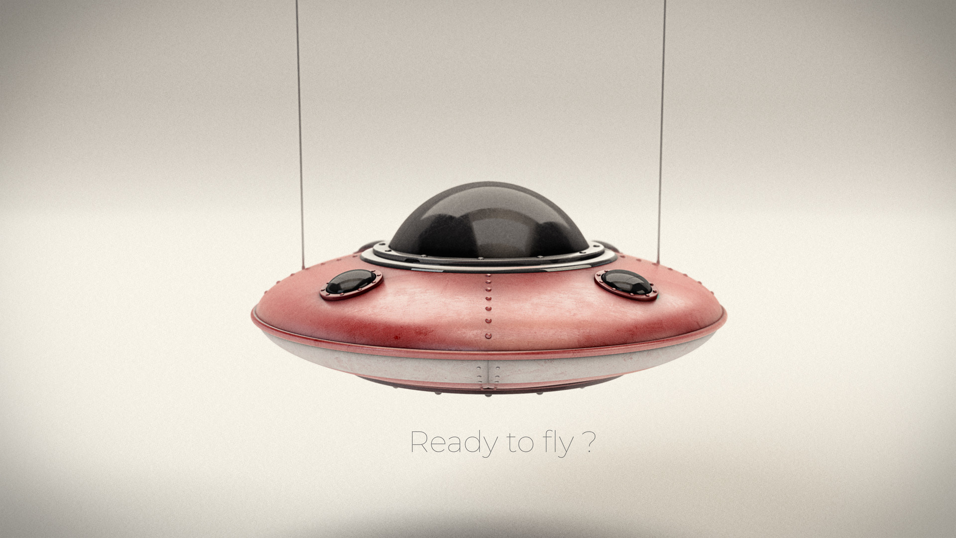 ArtStation - Adobe Stock - UFO Retro Toy