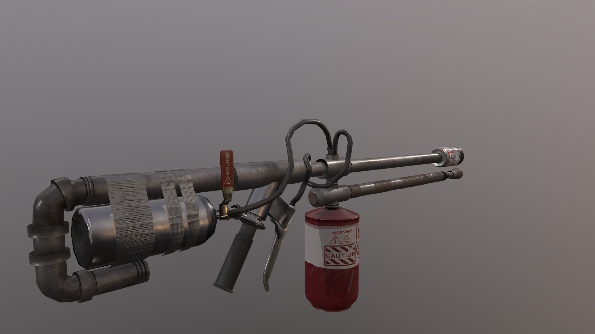 ArtStation - Home made flamethrower inspired by TLoU