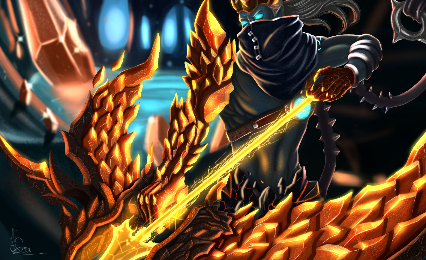 ArtStation - Varus Blight Crystal/ Varus Cristal Arruinado