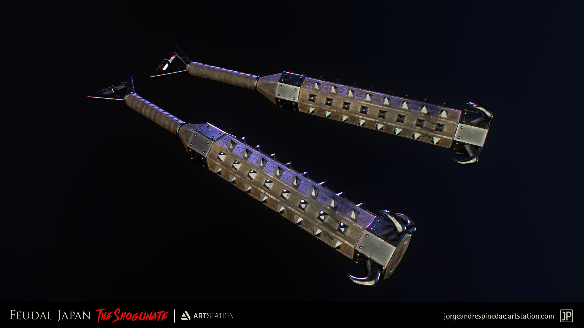 Jorge Andrés Pineda Camacho - Kanabo - Artstation Challenge (Feudal ...