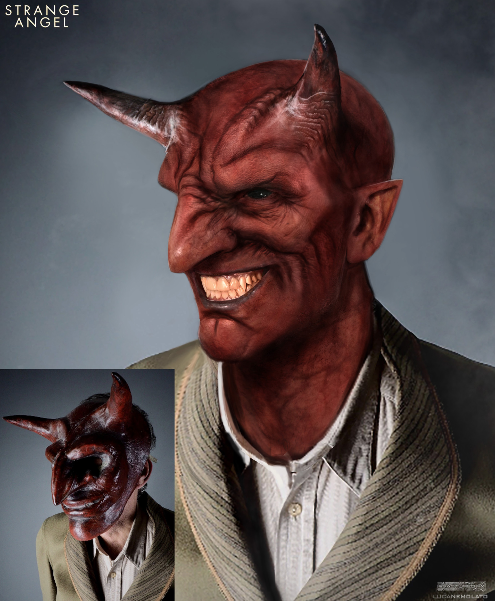 demon face prosthetic