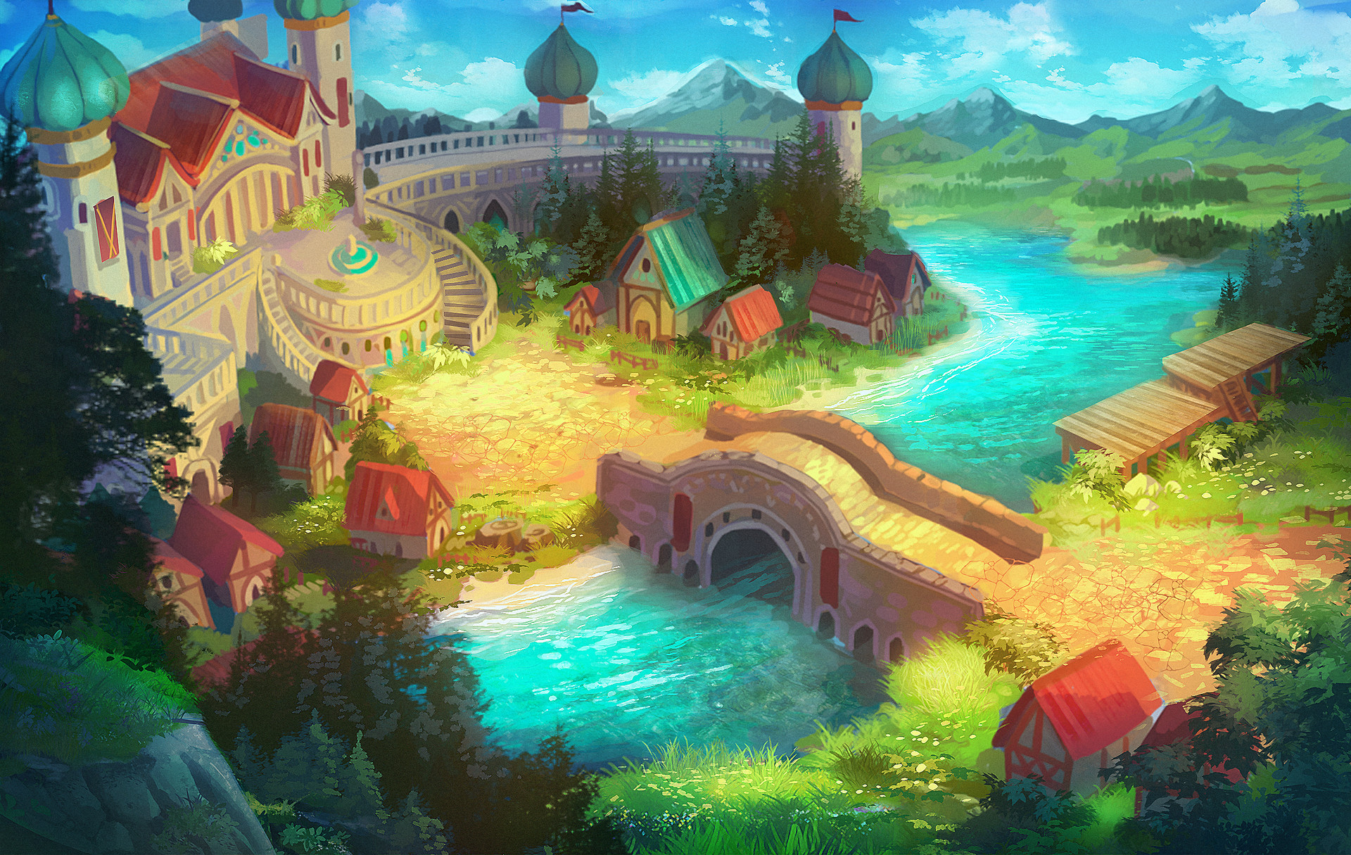 ArtStation - Castle RPG game concept