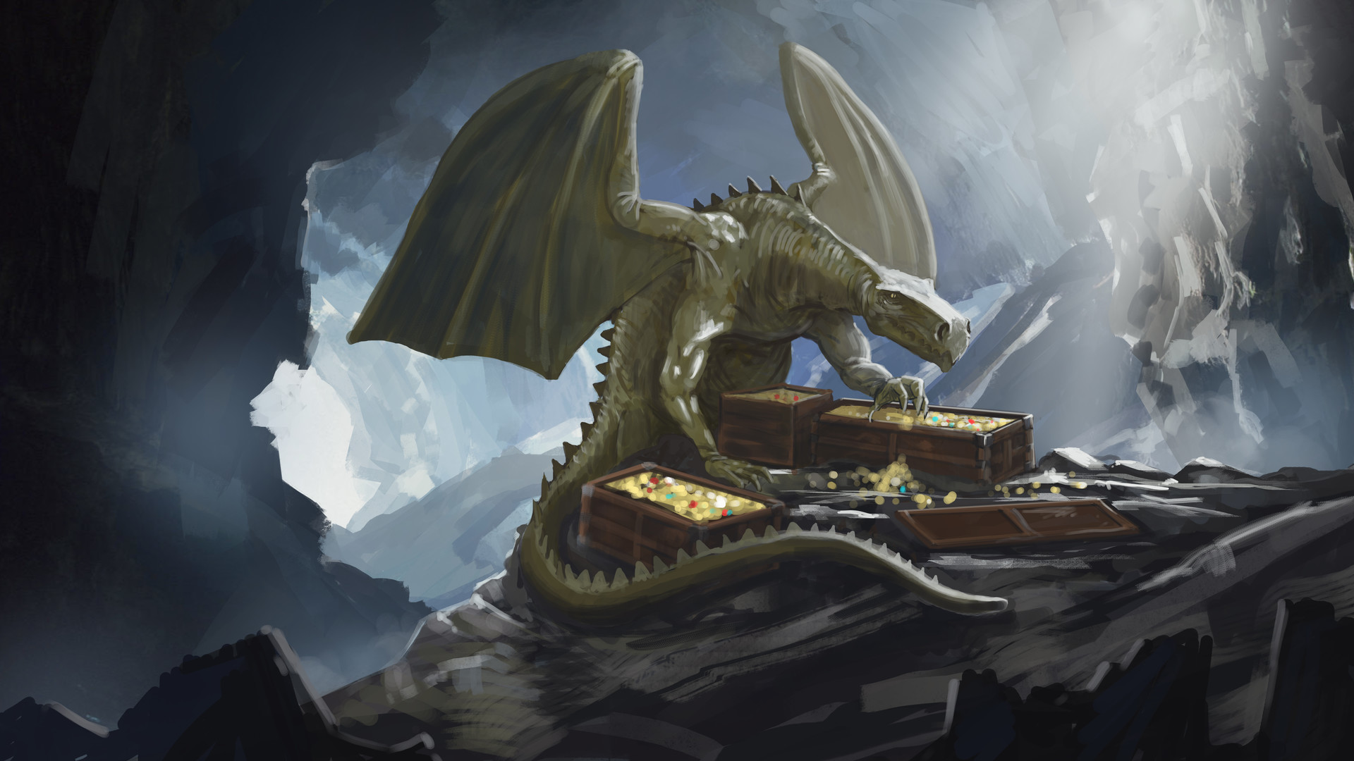 ArtStation - PBS Digital - Monstrum Episode 1 "Dragon's Treasure"